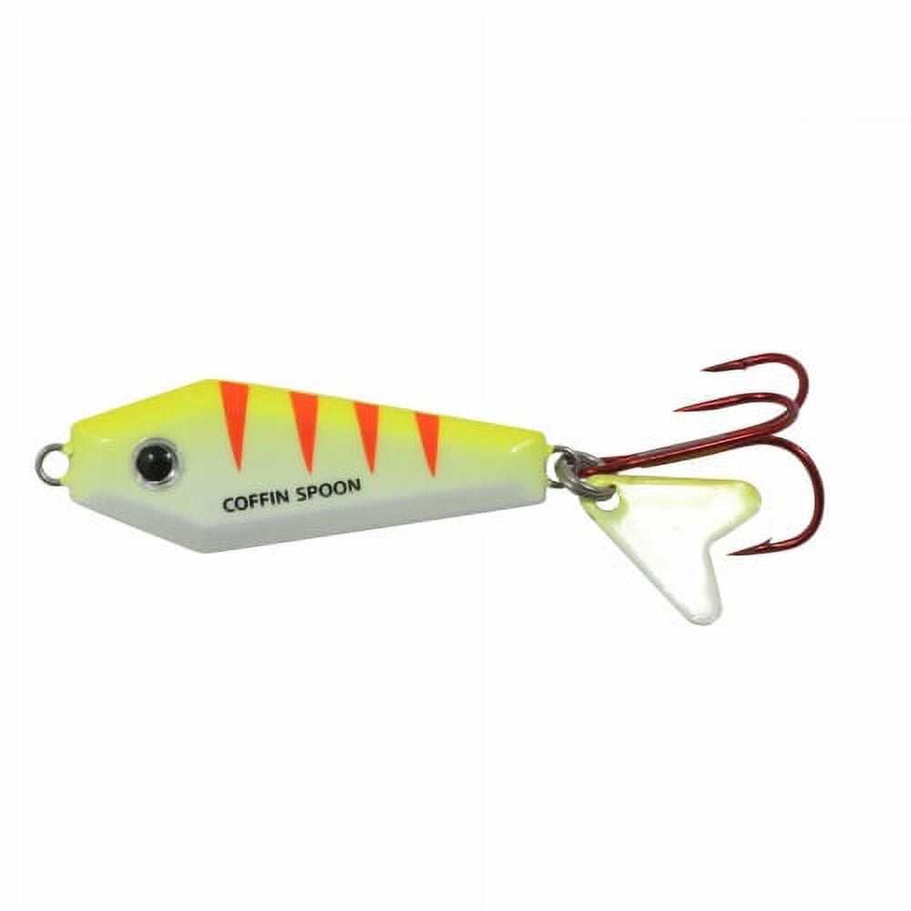 Northland Tackle BUCK-SHOT COFFIN SPOON 3/16 oz - UV Electric Perch ...