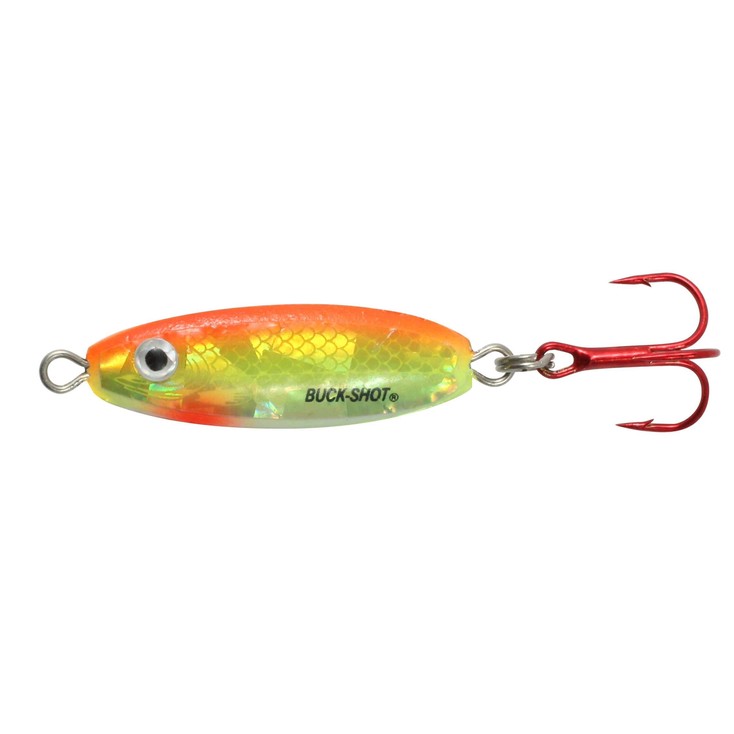 Northland Tackle Buck Shot Rattle Spoon, Freshwater, Super-Glo Chub ...