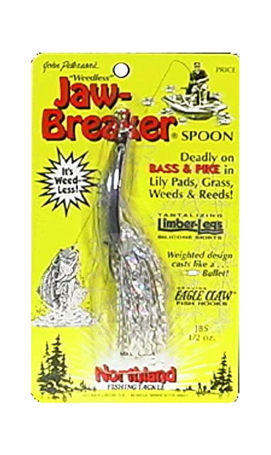 Northland Tackle Jaw-Breaker Spoon, Freshwater, Silver Shiner - Walmart.com
