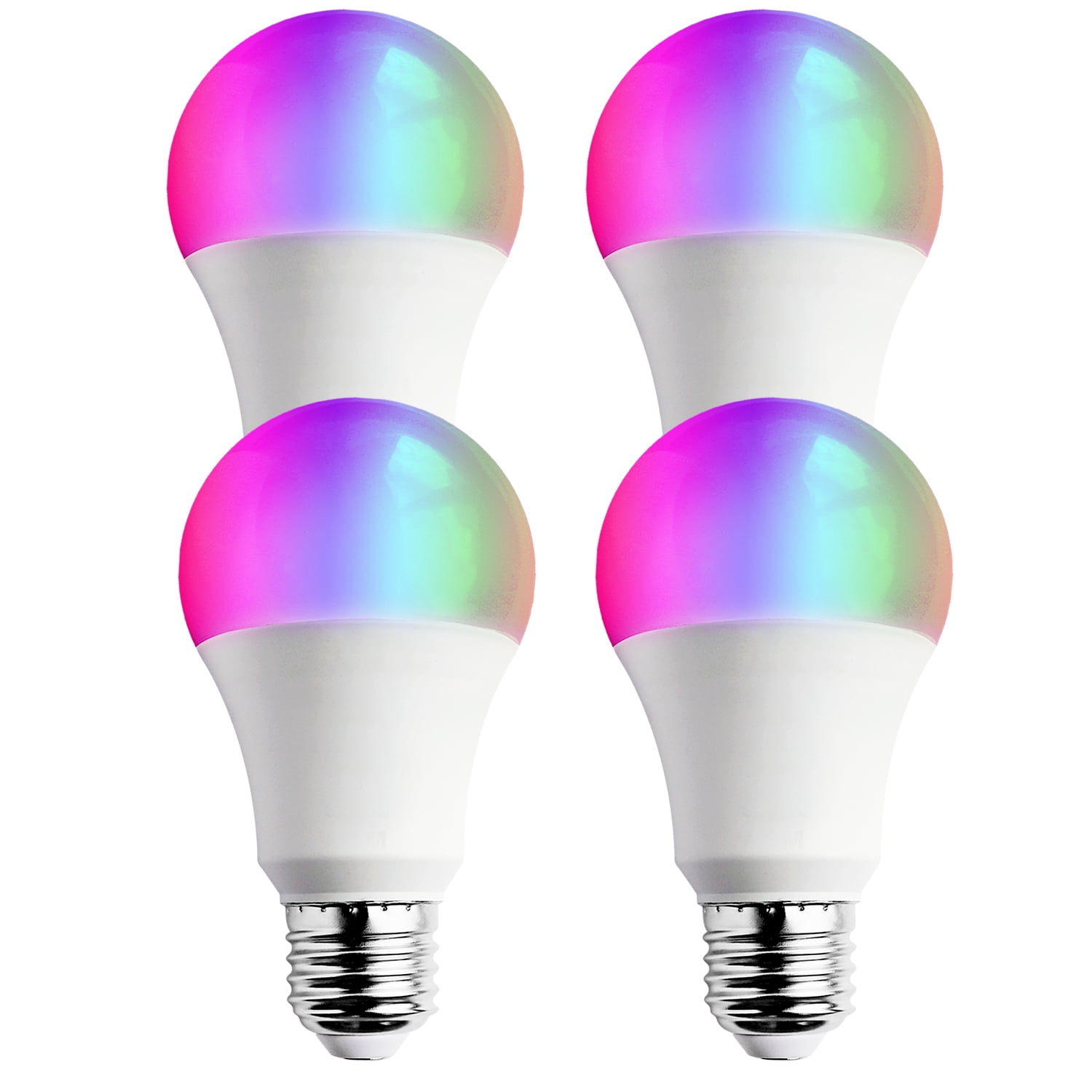 Northlandz E26 Wifi LED Light bulb- 9.5W Color Changing Bulb, Remote ...