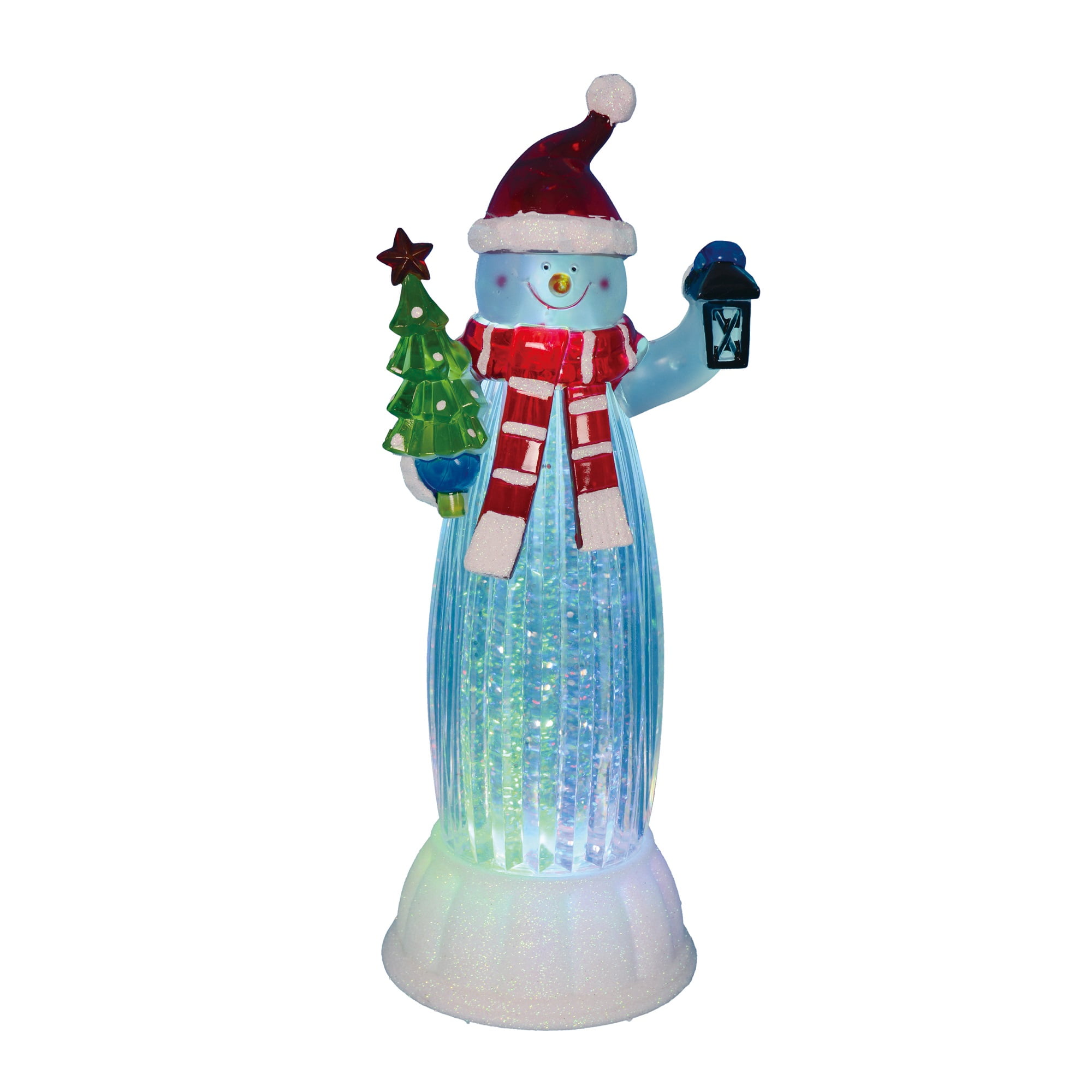 Northlight 10.5" Battery Operated LED Lighted Snowman Christmas ...