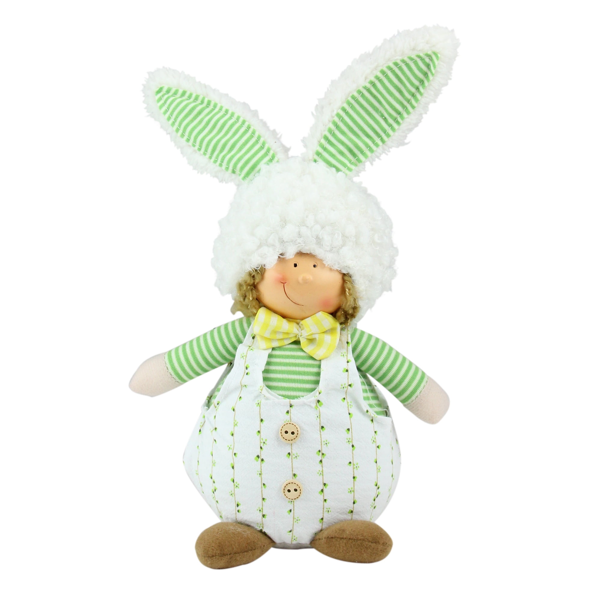 Northlight 10.5" Boy with Bunny Ears Stuffed Easter and Spring Plush ...