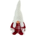 Northlight 10" Red and White Nordic Girl Gnome Christmas Decoration ...