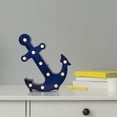 Northlight 12.5" Blue Anchor LED Marquee Wall Sign - Walmart.com