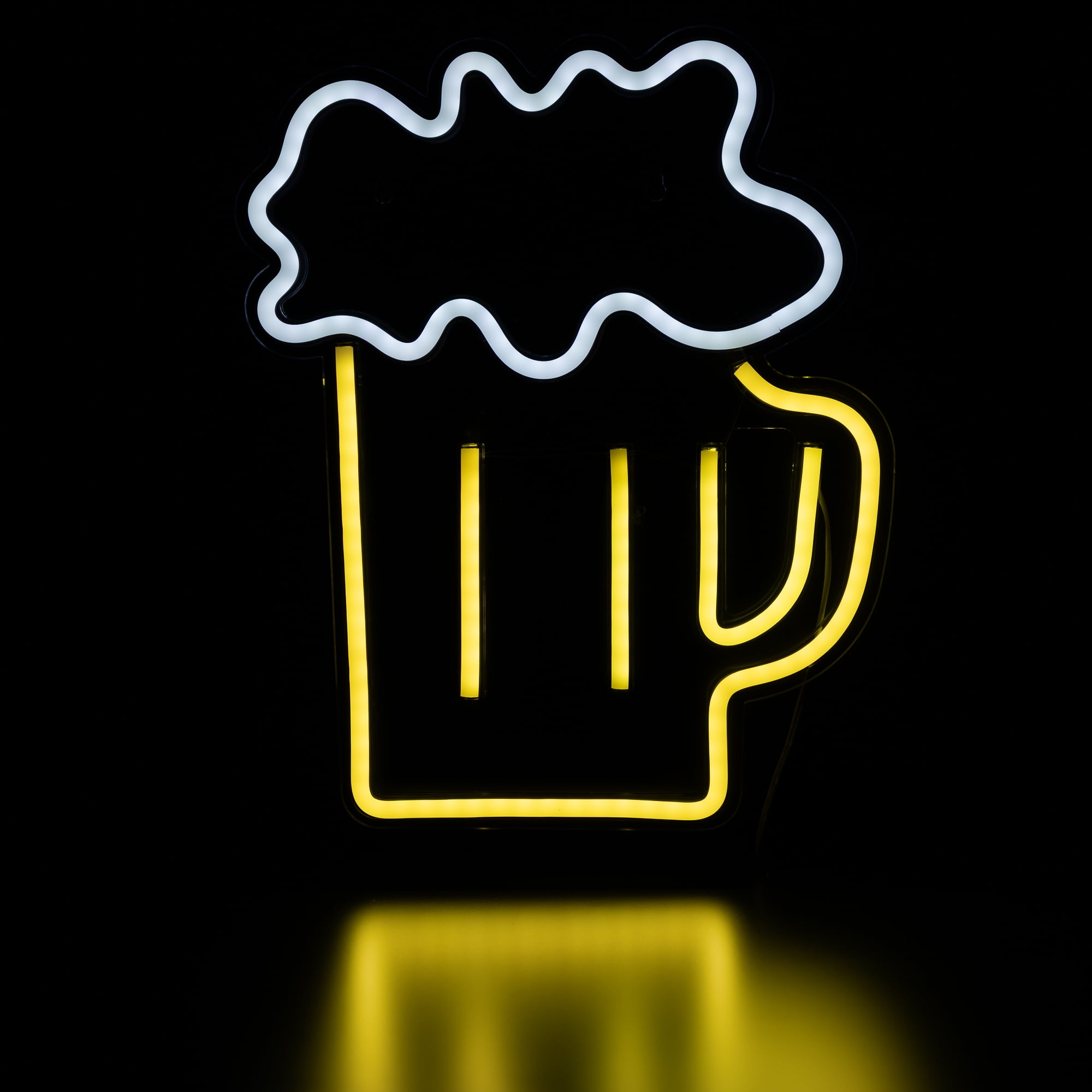 Northlight LED Beer Mug Neon Lighted Wall Art - 13" - Walmart.com