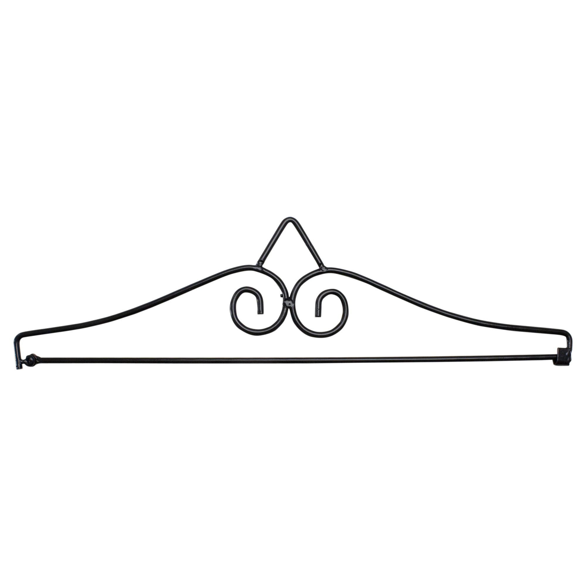 Northlight 14.5 Inch Black Metal Garden Flag Hanger - Walmart.com