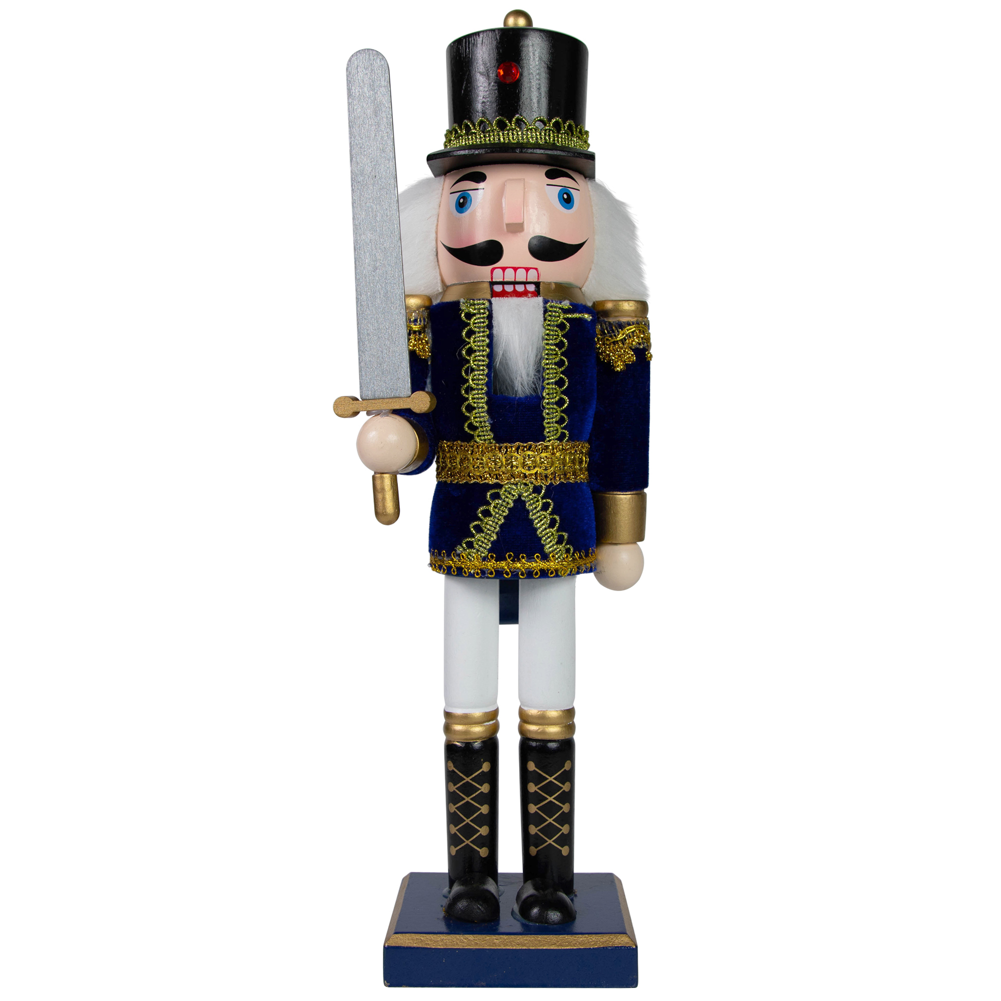 Set of 6 Christmas Wooden Nutcracker Soldier with Weapons ornament ...