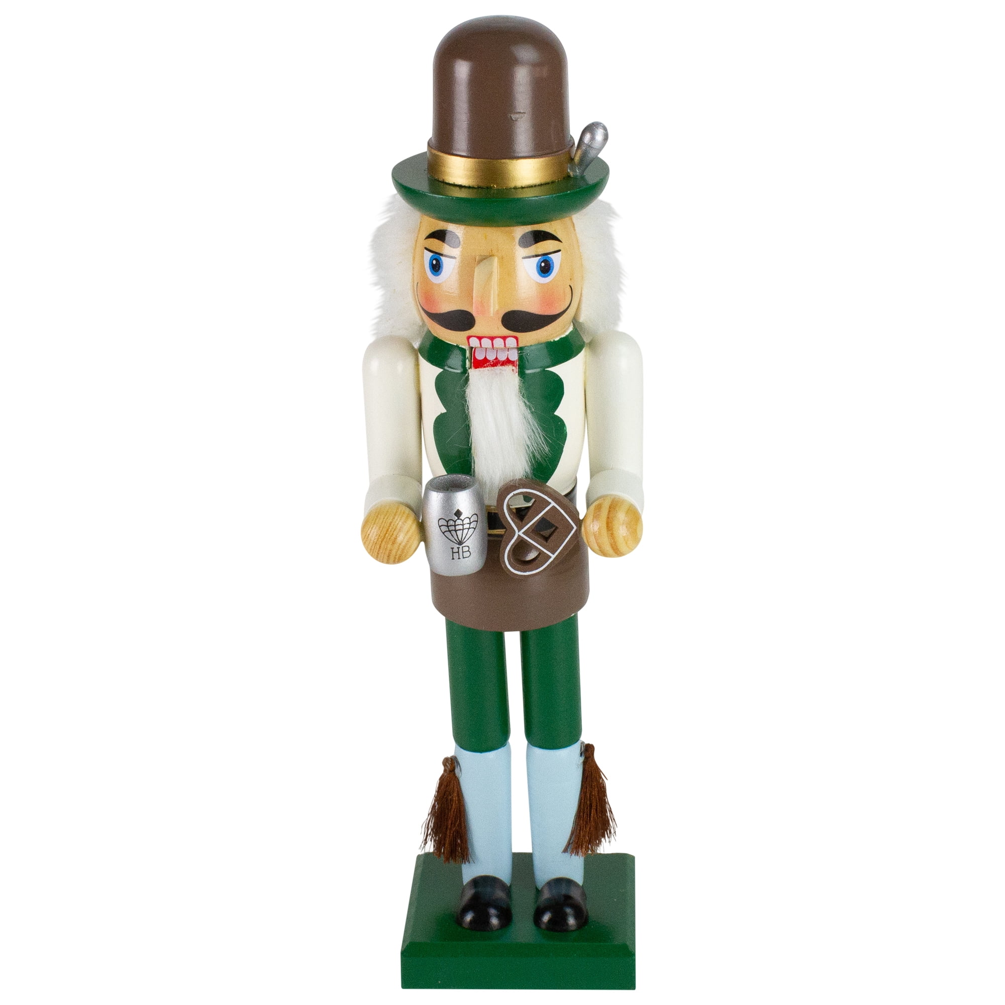 Northlight 14" Green and Cream Wooden German Christmas Nutcracker ...
