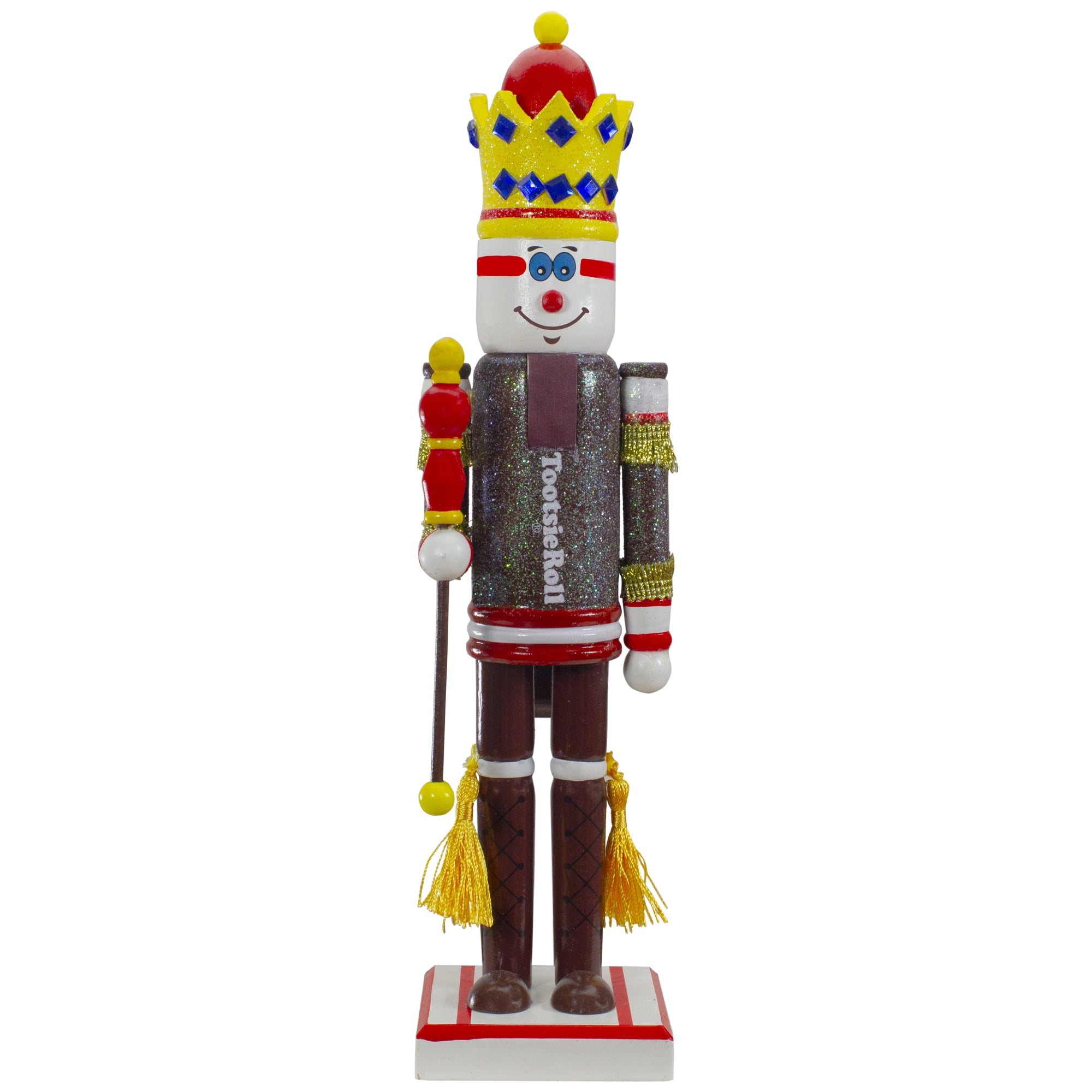 Northlight 14" Tootsie Roll Wooden Christmas Nutcracker Figure with ...
