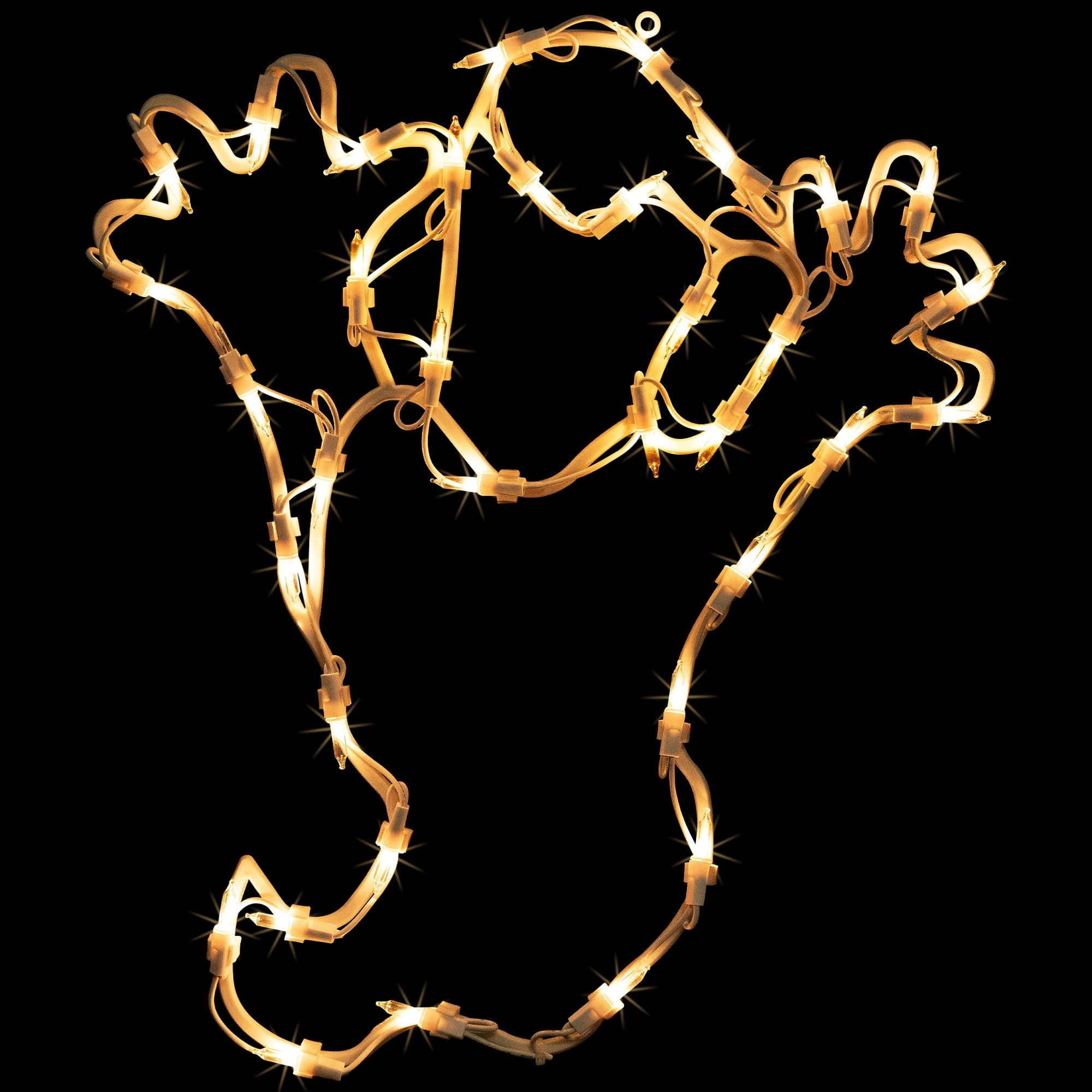 Northlight Lighted Ghost Halloween Window Decoration - 15" - Walmart.com