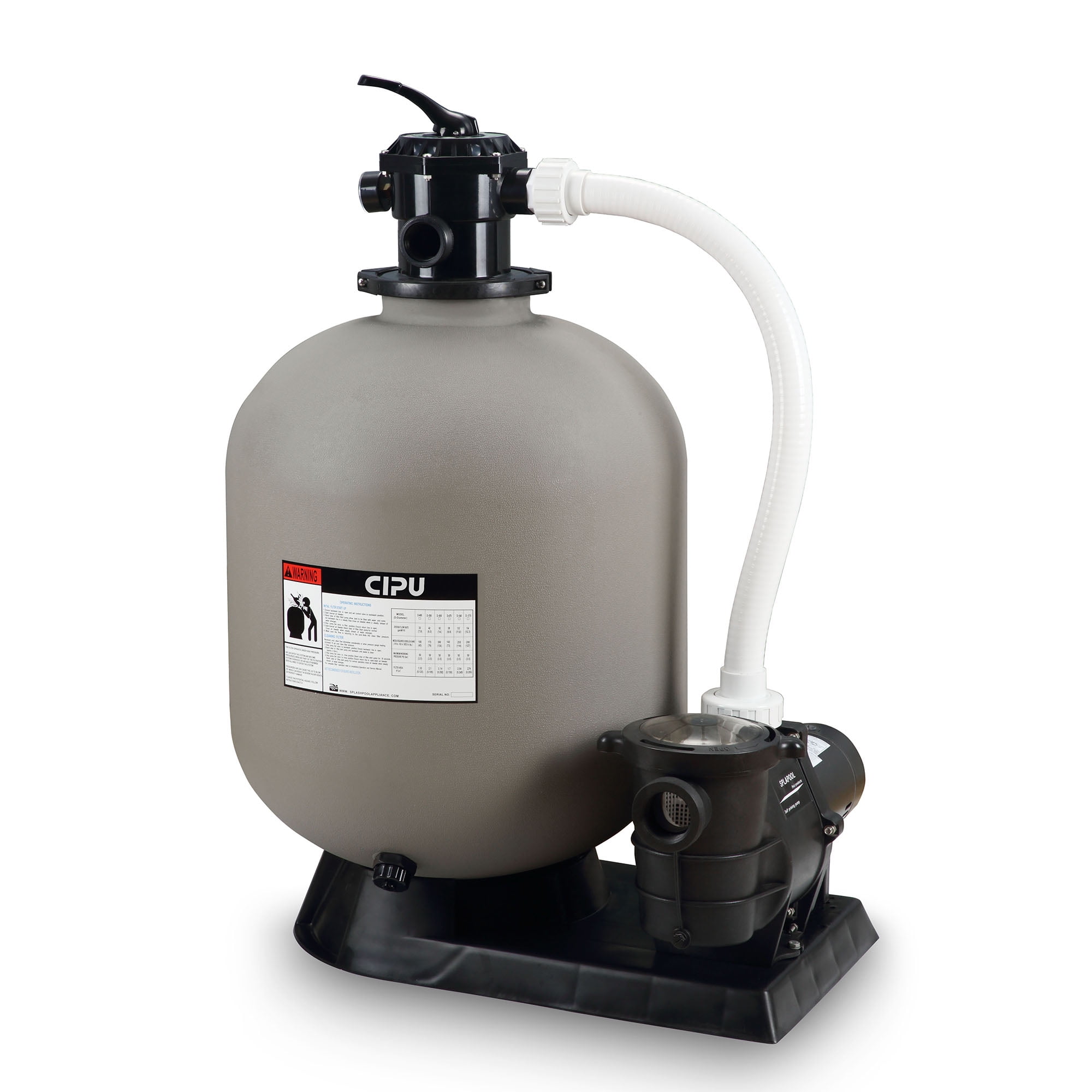 Northlight 16-Inch Above Ground Swimming Pool Sand Filter System with 0 ...