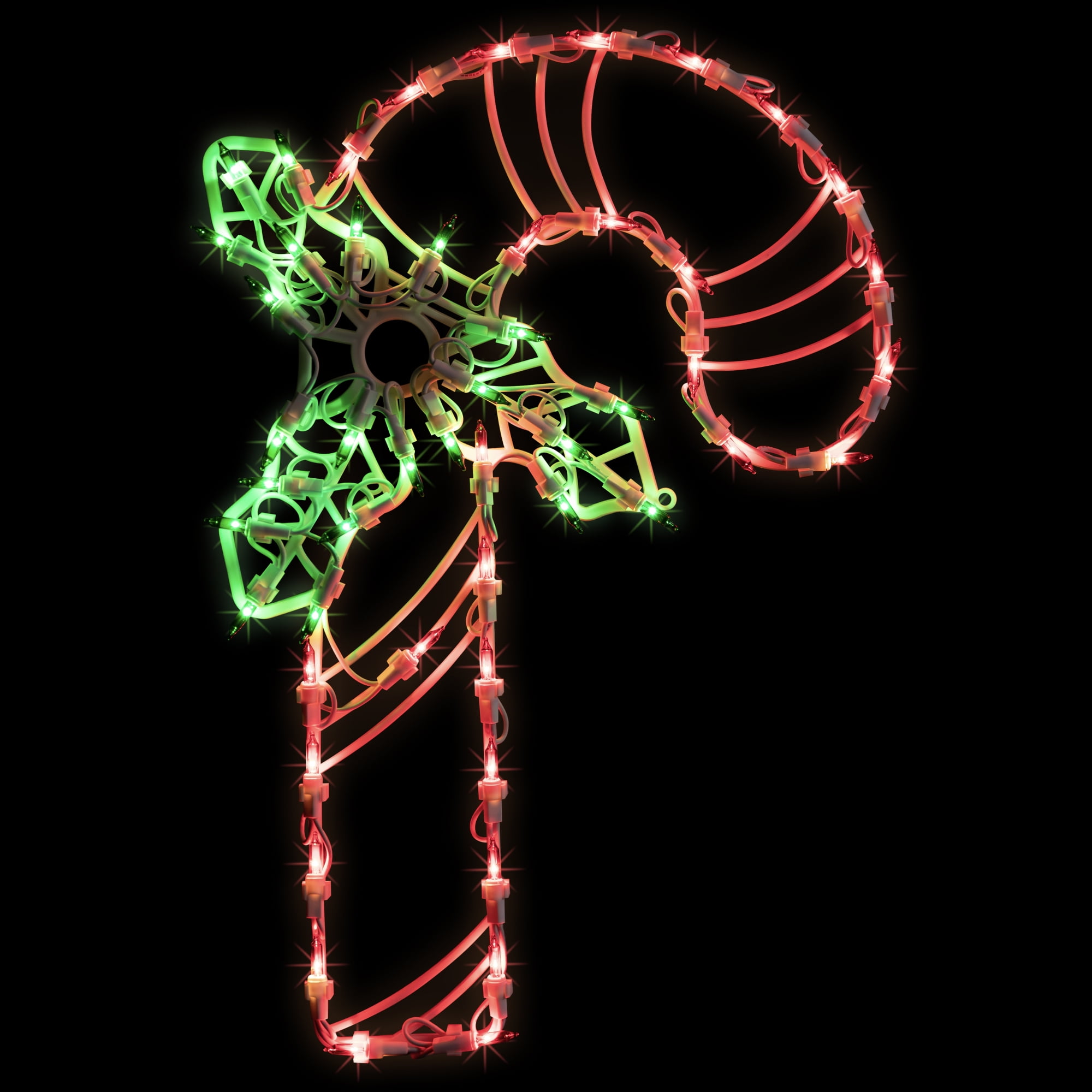 "Northlight 18"" Lighted Candy Cane Christmas Decoration, Outdoor Xmas ...