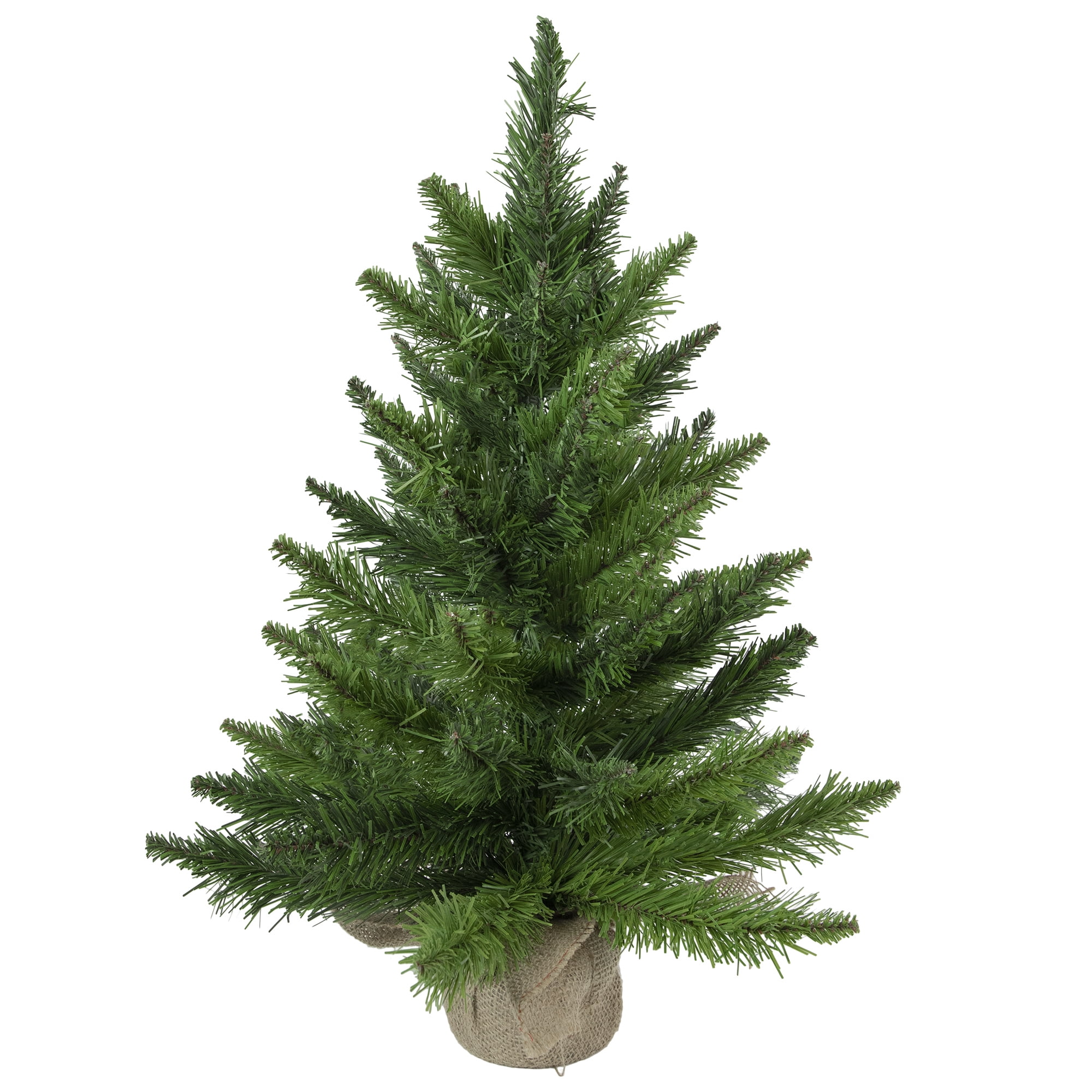Northlight 2ft Unlit Mini Balsam Pine Artificial XMAS Tree with Burlap ...