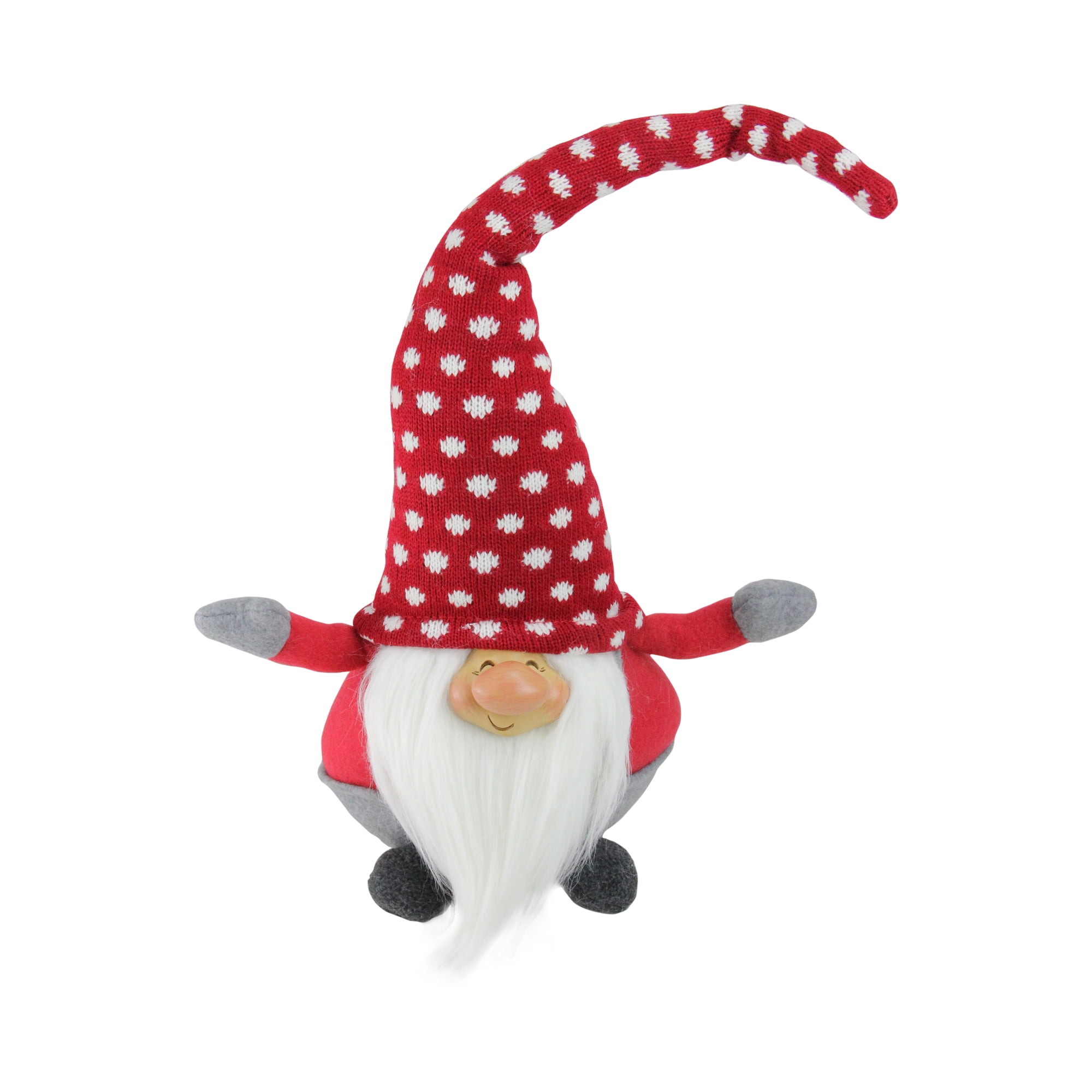 Northlight 20.5" Smiling Pixie Gnome Christmas Figure - Red/White ...