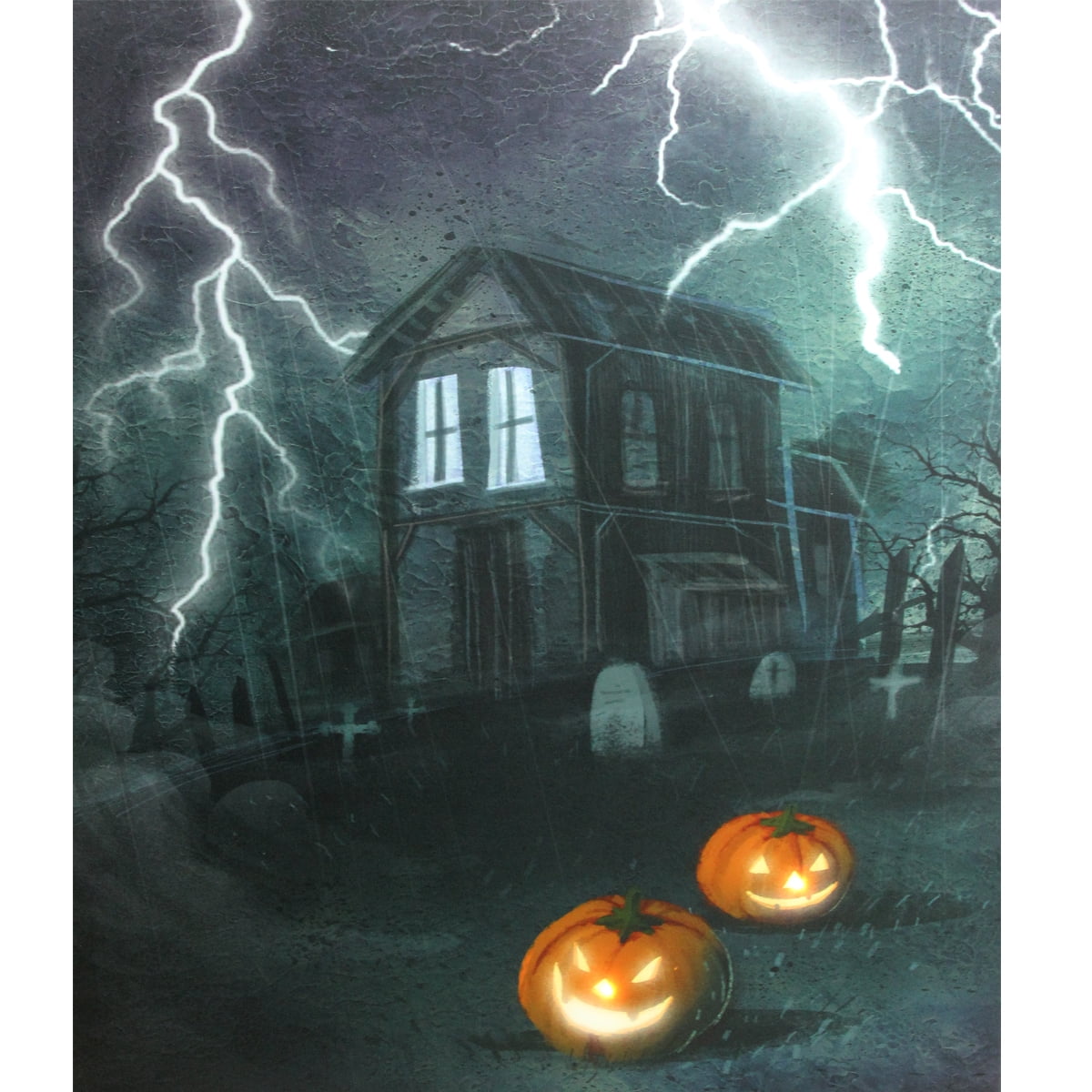 Northlight 23.5" Halloween Prelit LED Haunted House Jack-O'-Lanterns ...