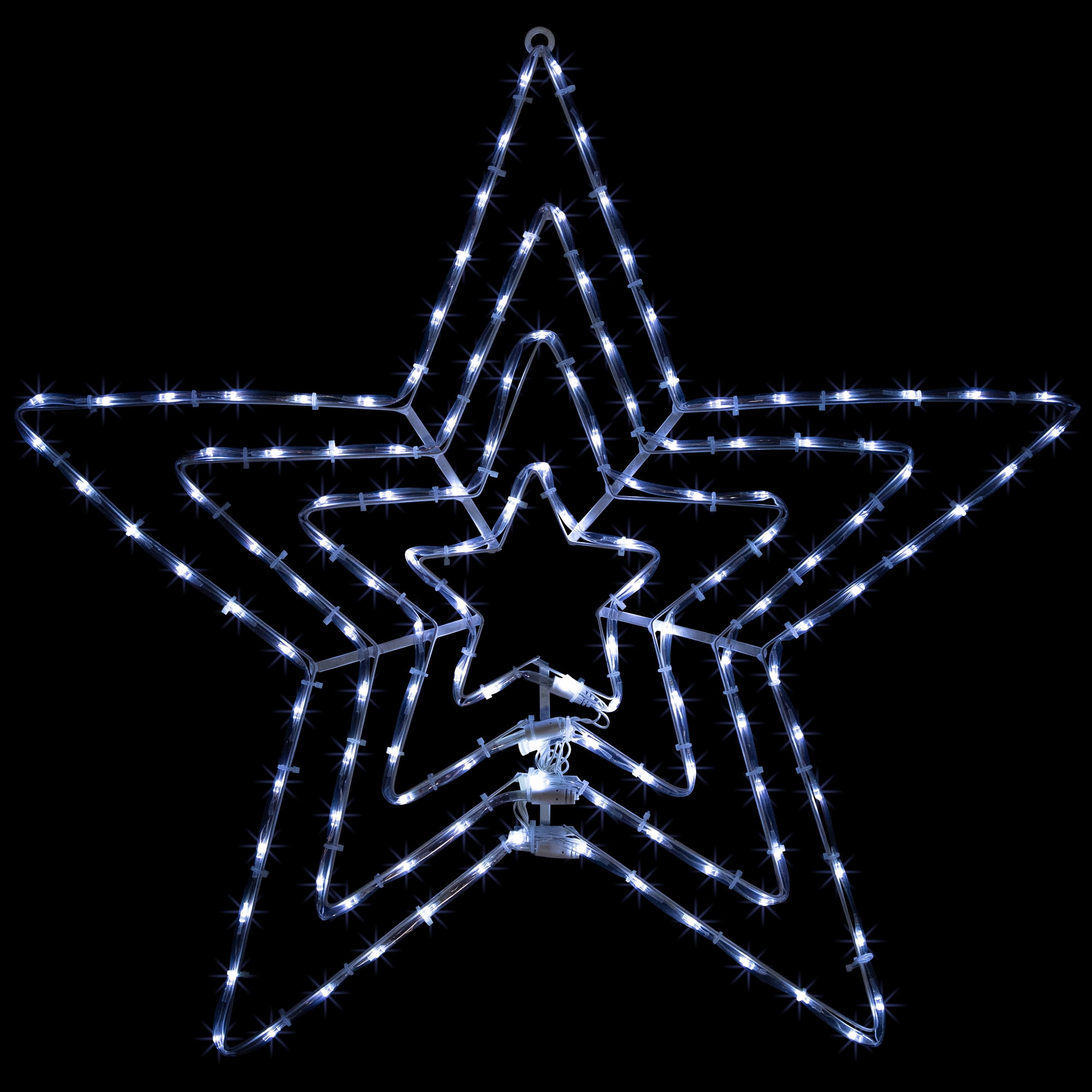 Northlight 24" LED Lighted Layered Stars Indoor Christmas Decor ...