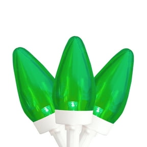 Holiday Time 57 ft, 100 Count Multicolor LED Super Bright G30 Christmas ...