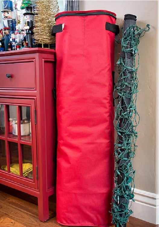 Northlight 3-Piece Red and Black Christmas Net Light Storage Set for 4 ...