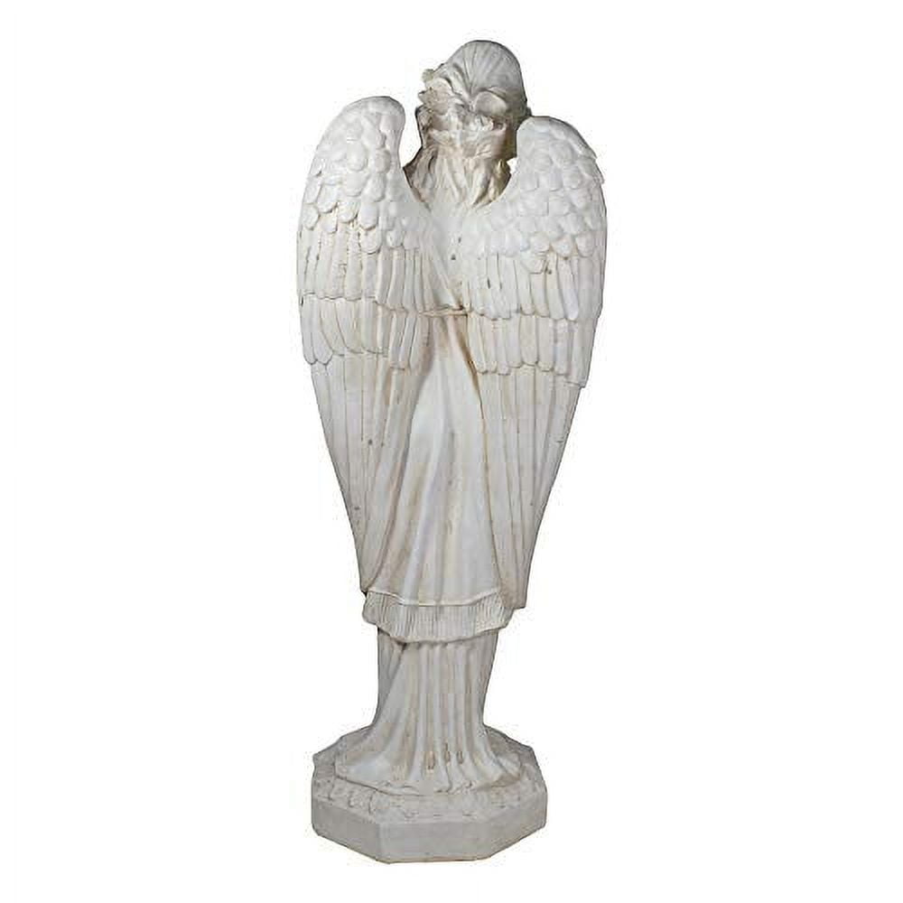 Northlight 30 Ivory Angel with Arms Folded Outdoor Garden Statue ...