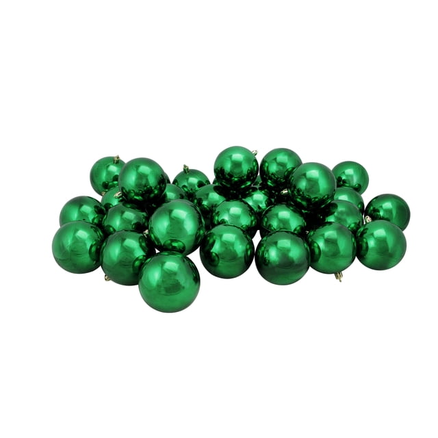 Northlight 32ct Shatterproof Shiny Christmas Ball Tree Ornament Set 3. ...