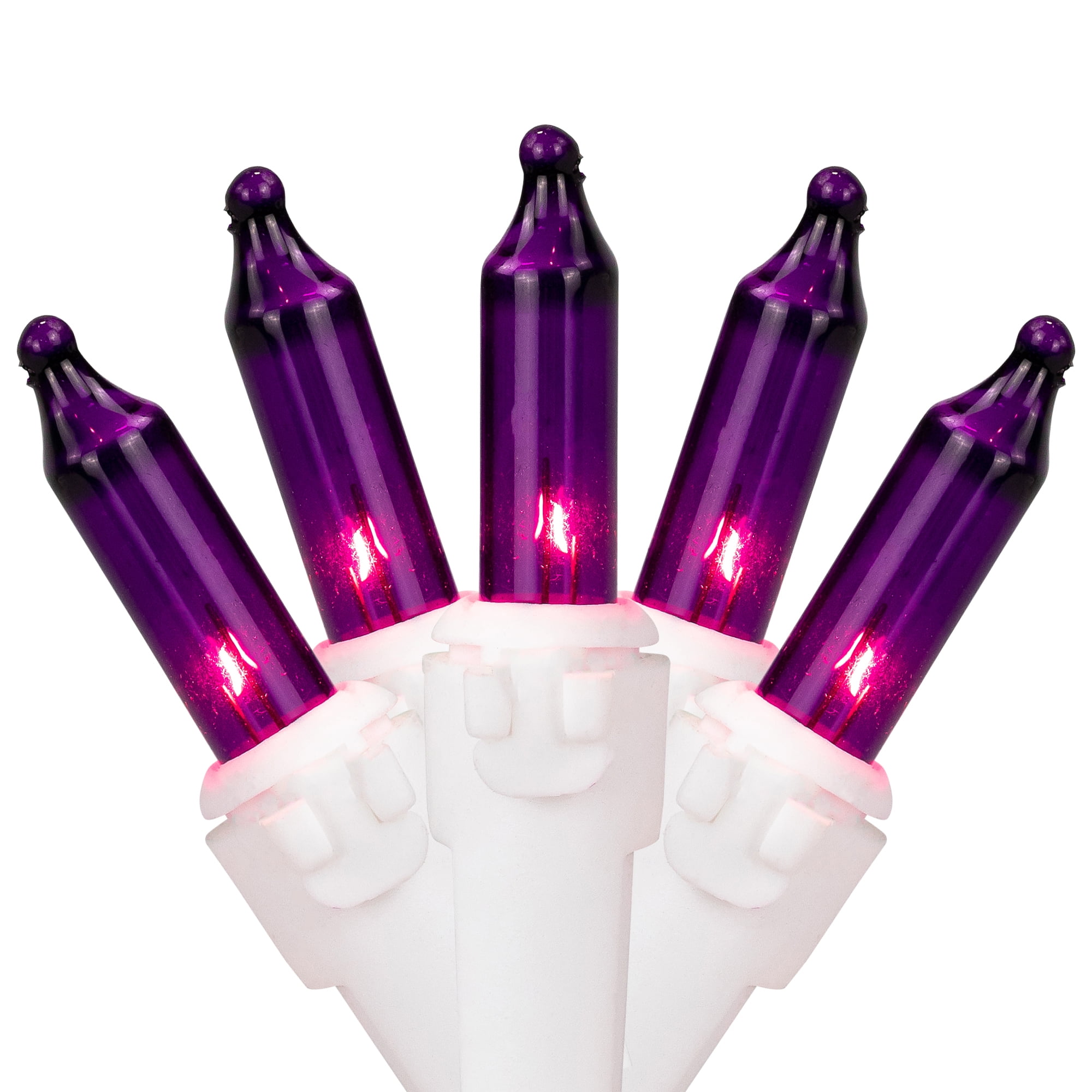 Northlight 35ct Mini String Lights Purple - 7' White Wire - Walmart.com