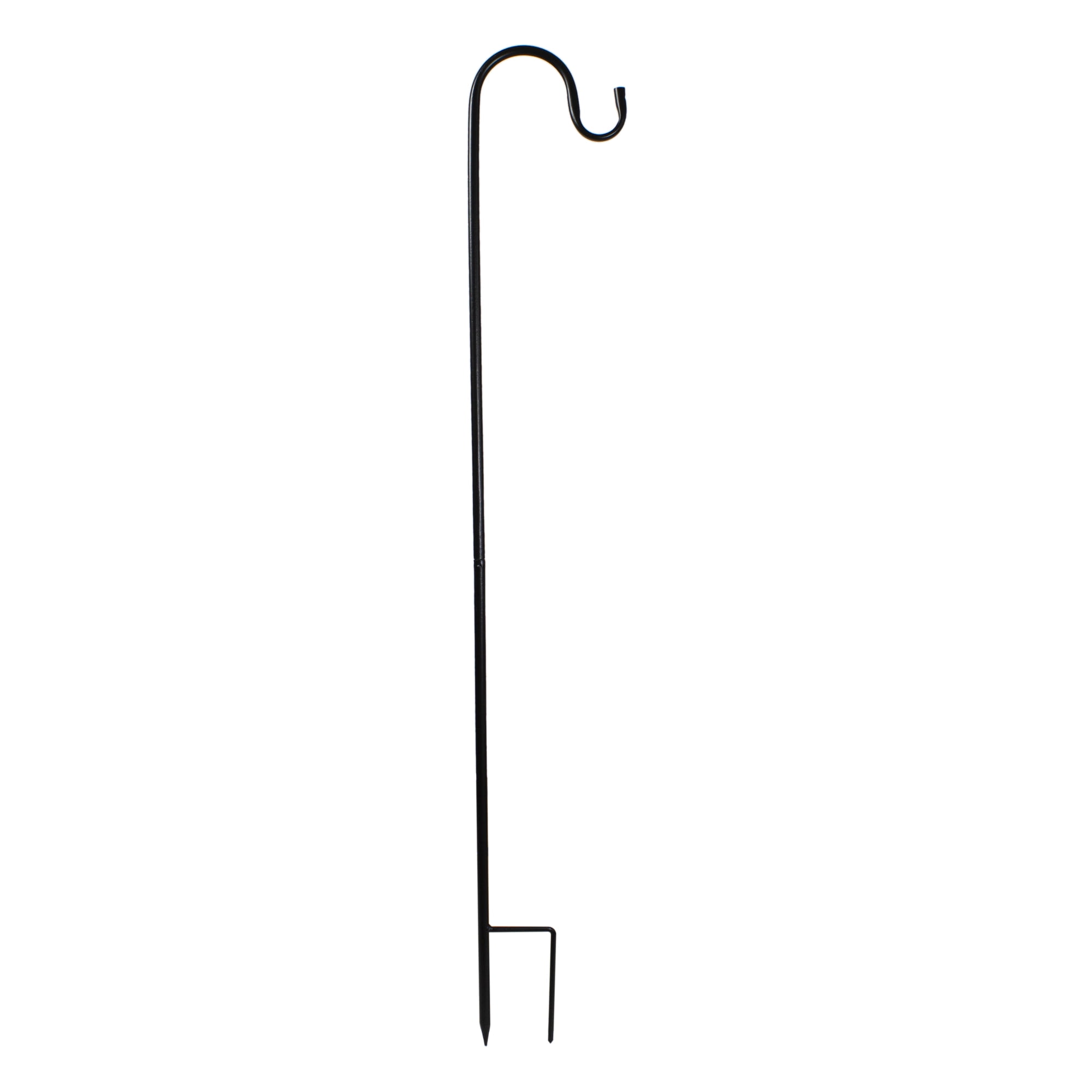 Northlight 36” Black Metal Shepard’s Hook Outdoor Garden Stake ...