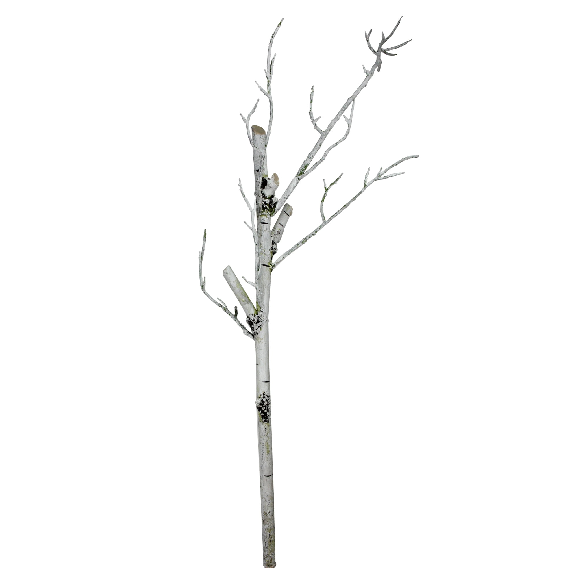 Northlight 38" White Artificial Crafting or Display Birch Tree Trunk ...