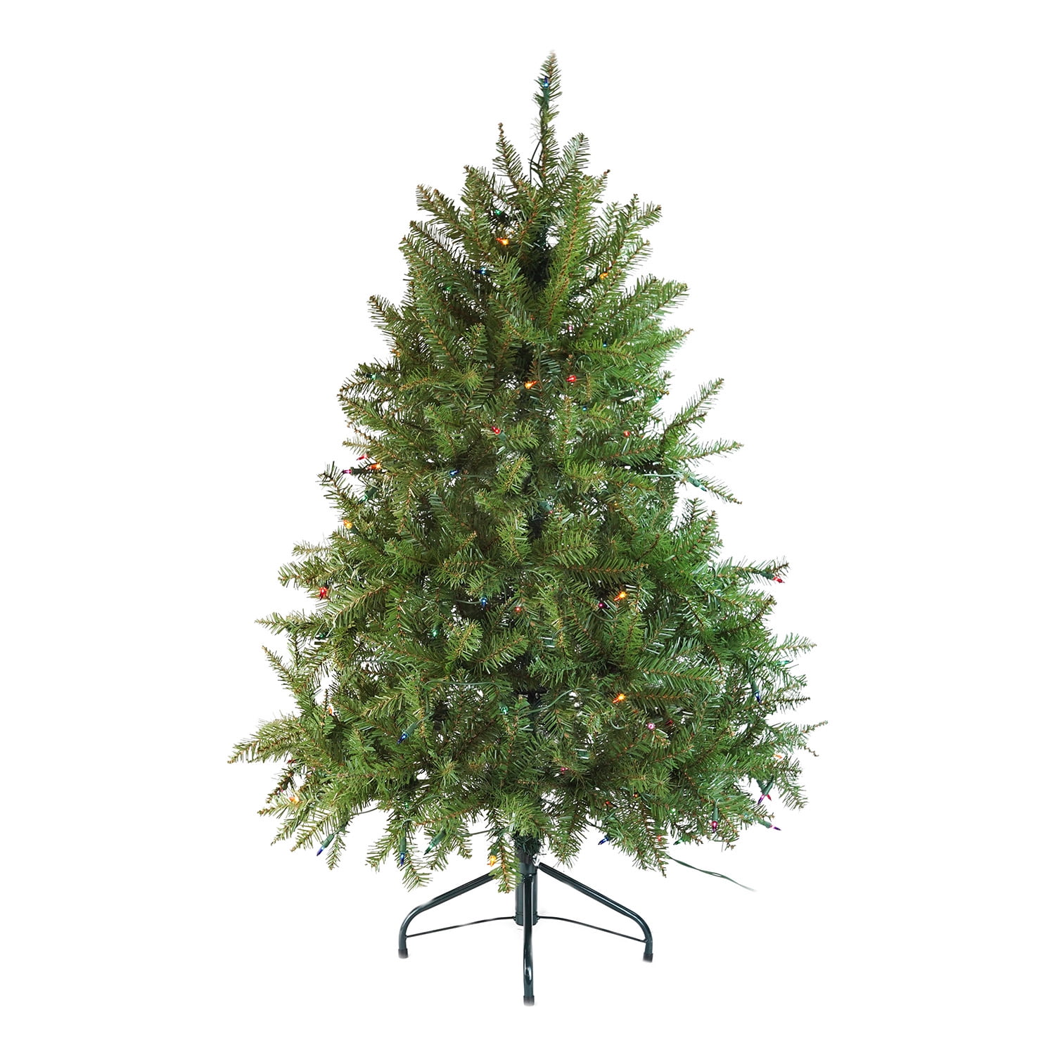 Northlight 4' Pre-Lit Full Northern Pine Artificial Christmas Tree ...