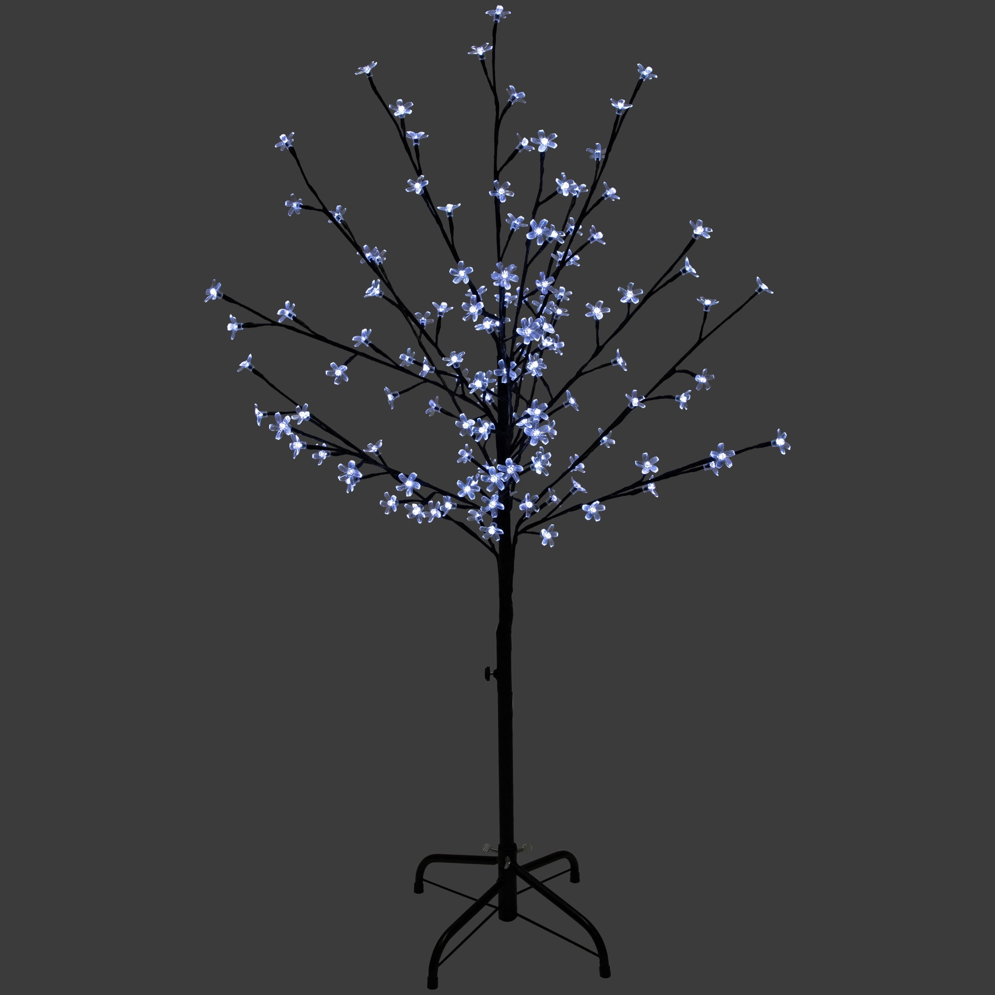 Northlight LED Lighted Sakura Cherry Blossom Artificial Flower Tree - 4 ...