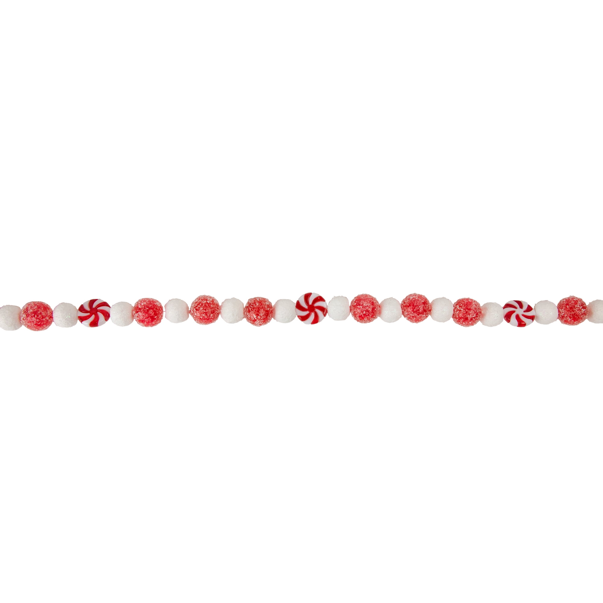 Northlight 4' Red and White Peppermint Candy Christmas Garland ...