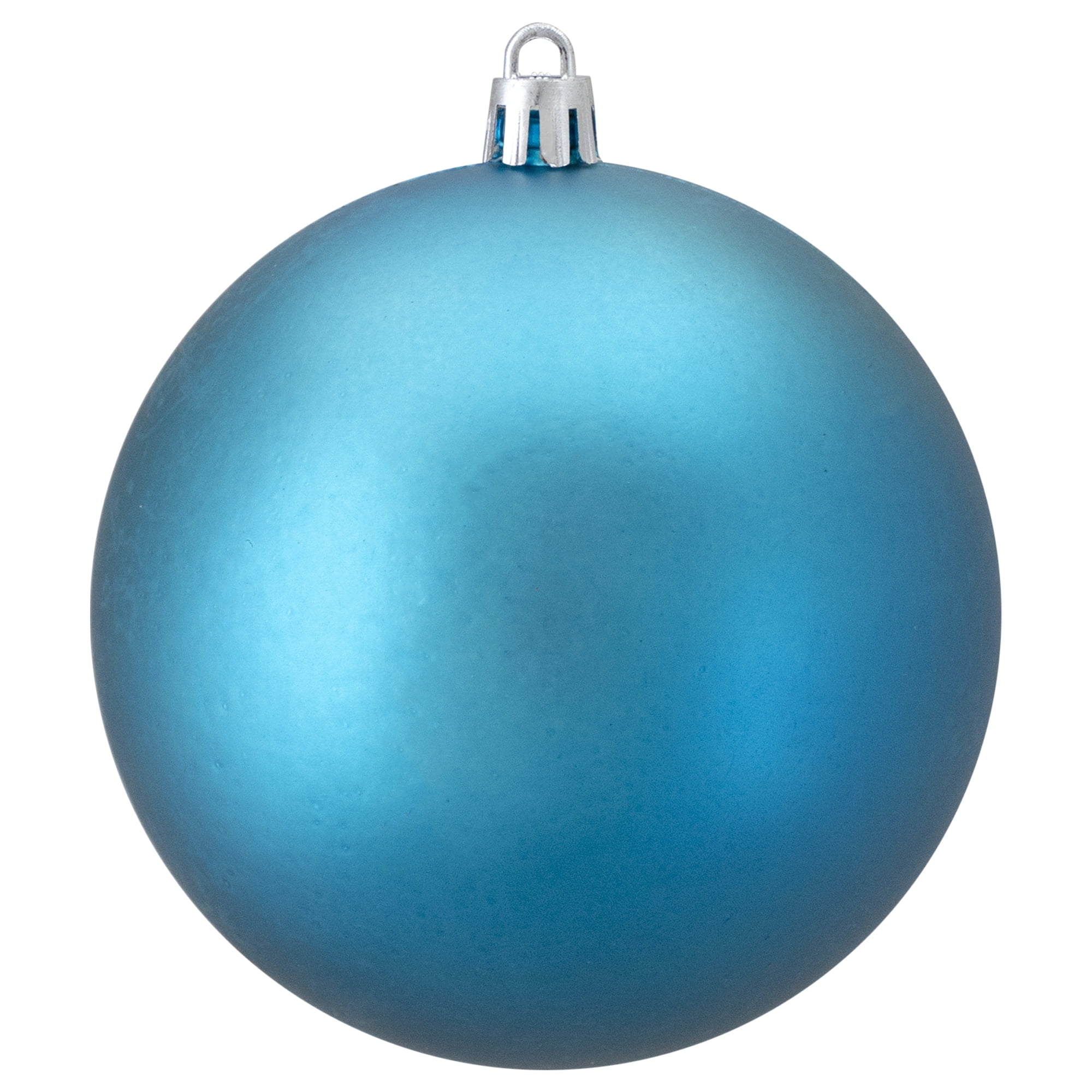 Northlight 4" Shatterproof Matte Christmas Ball Ornament - Turquoise ...