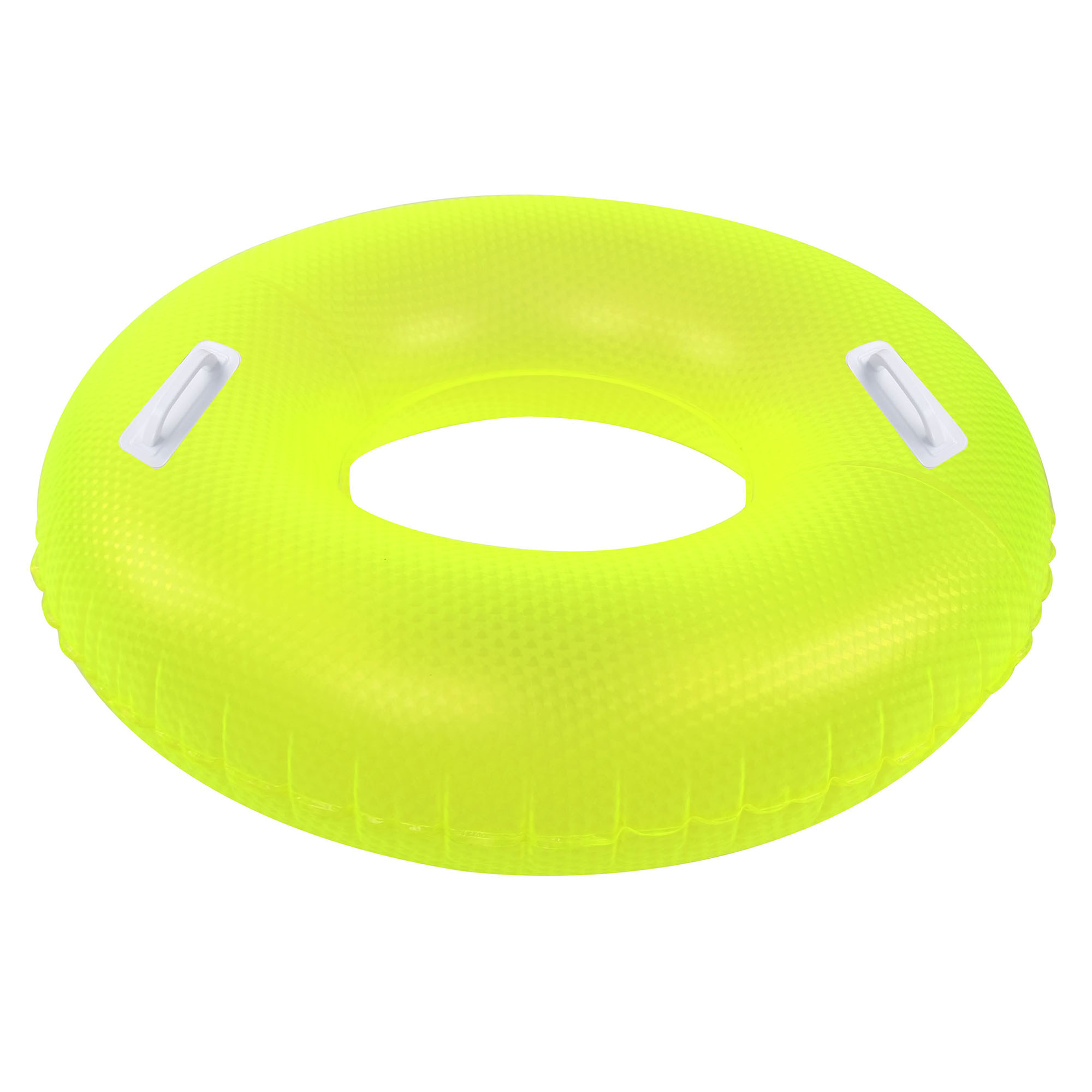 42" Orange and Black Inflatable Power Blaster Swimming Pool Inner Tube ...