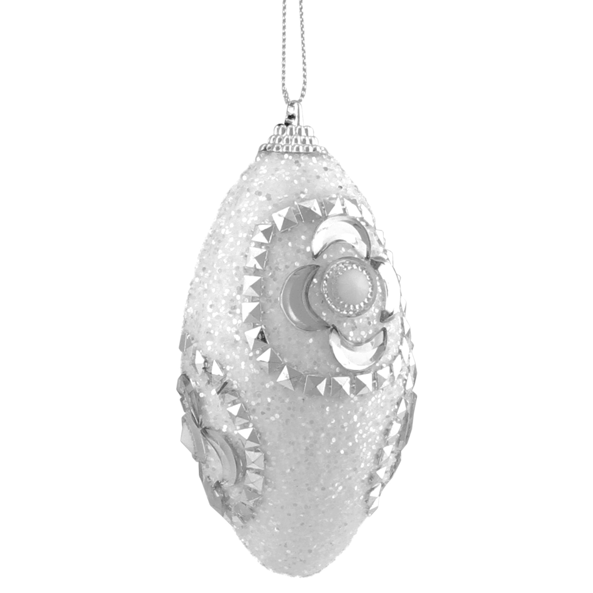 Northlight 4ct Rhinestone and Glittered Shatterproof Christmas Finial ...