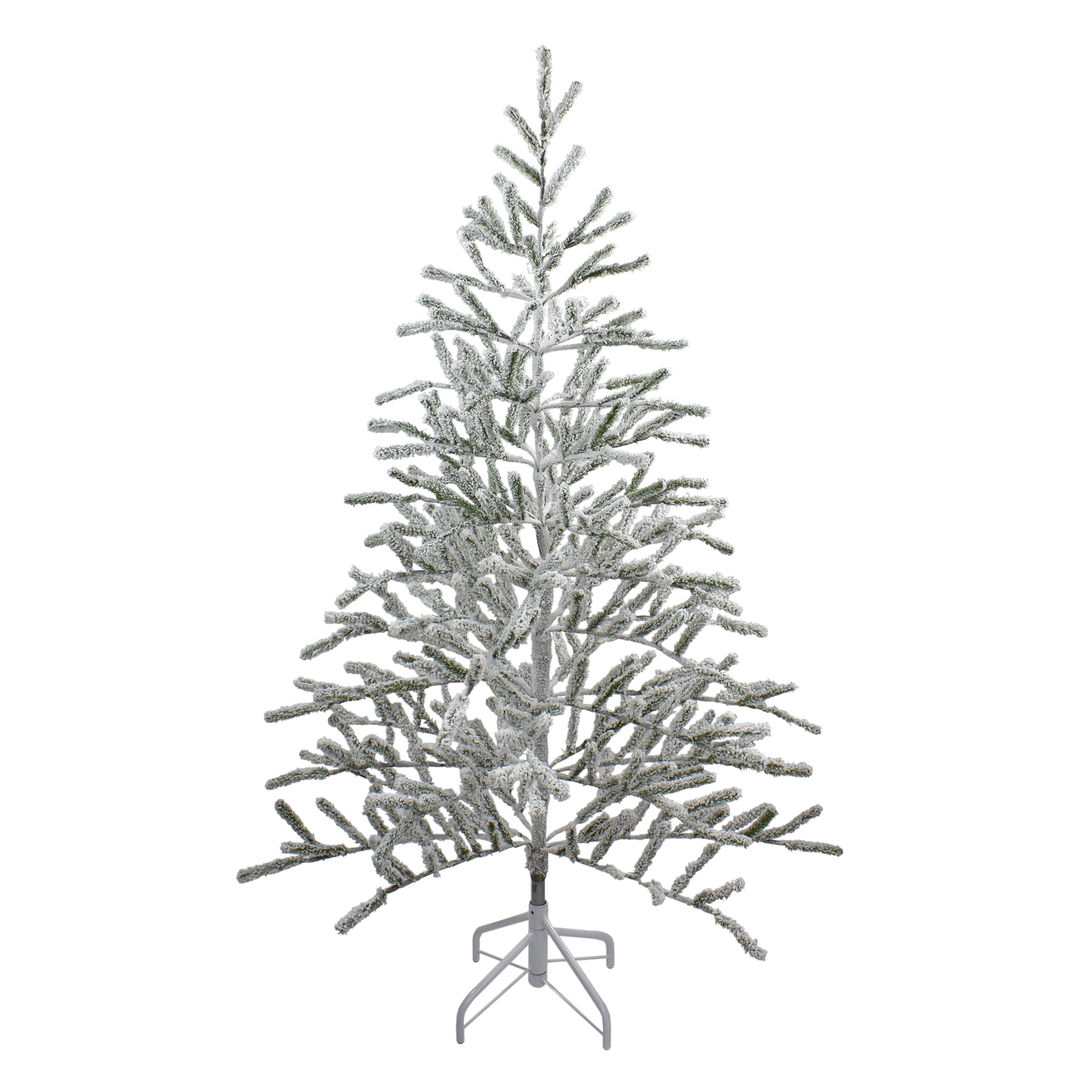 Northlight Flocked Alpine Twig Artificial Christmas Tree - 5' - Unlit ...