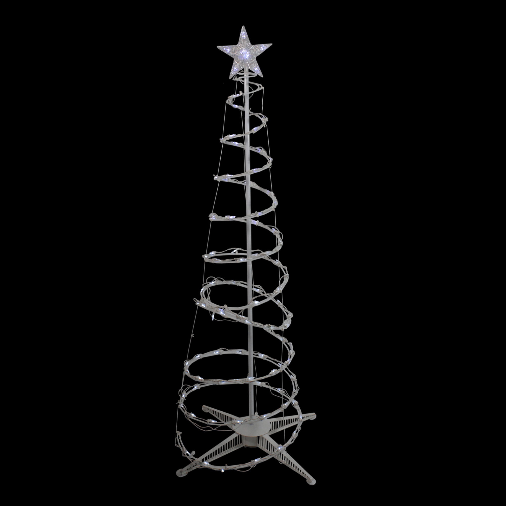 Northlight LED Lighted Spiral Cone Tree Outdoor Christmas Decoration ...