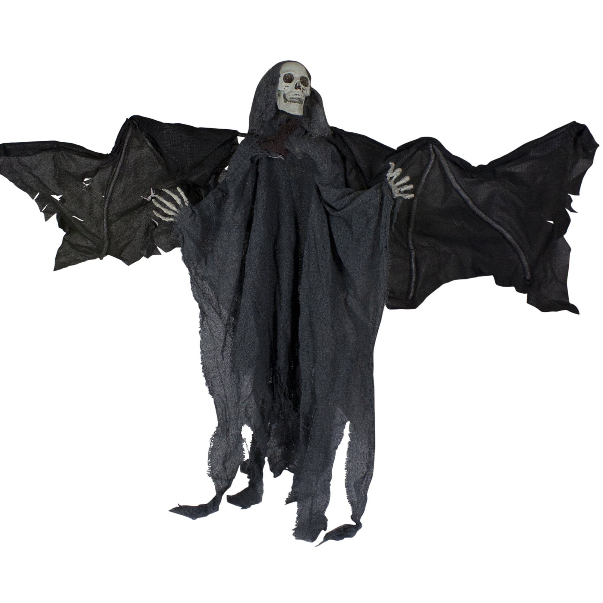 Northlight 50" LED Lighted and Animated Winged Grim Reaper Halloween ...