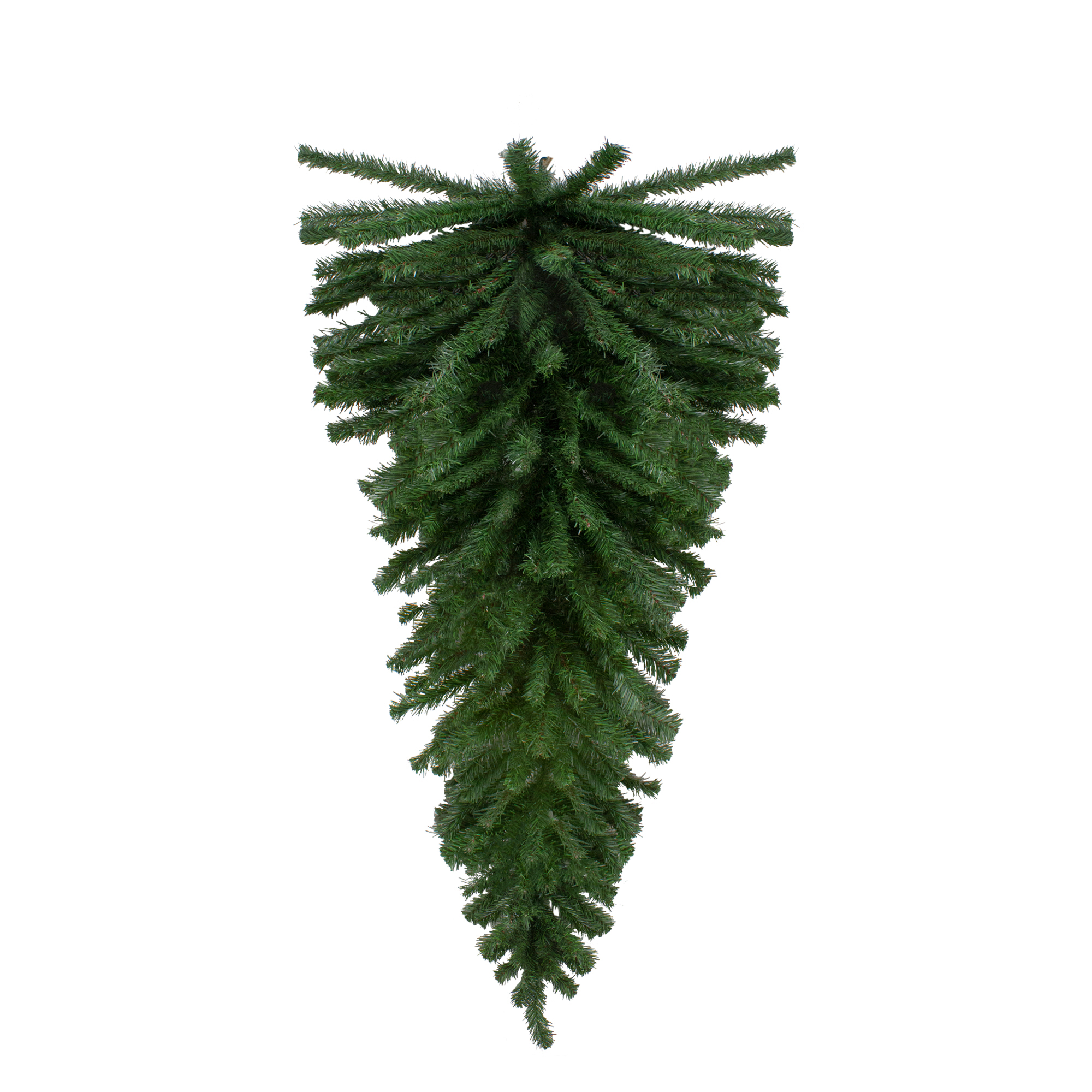 26" Berry and Snowy Pinecones Artificial Teardrop Christmas Swag ...