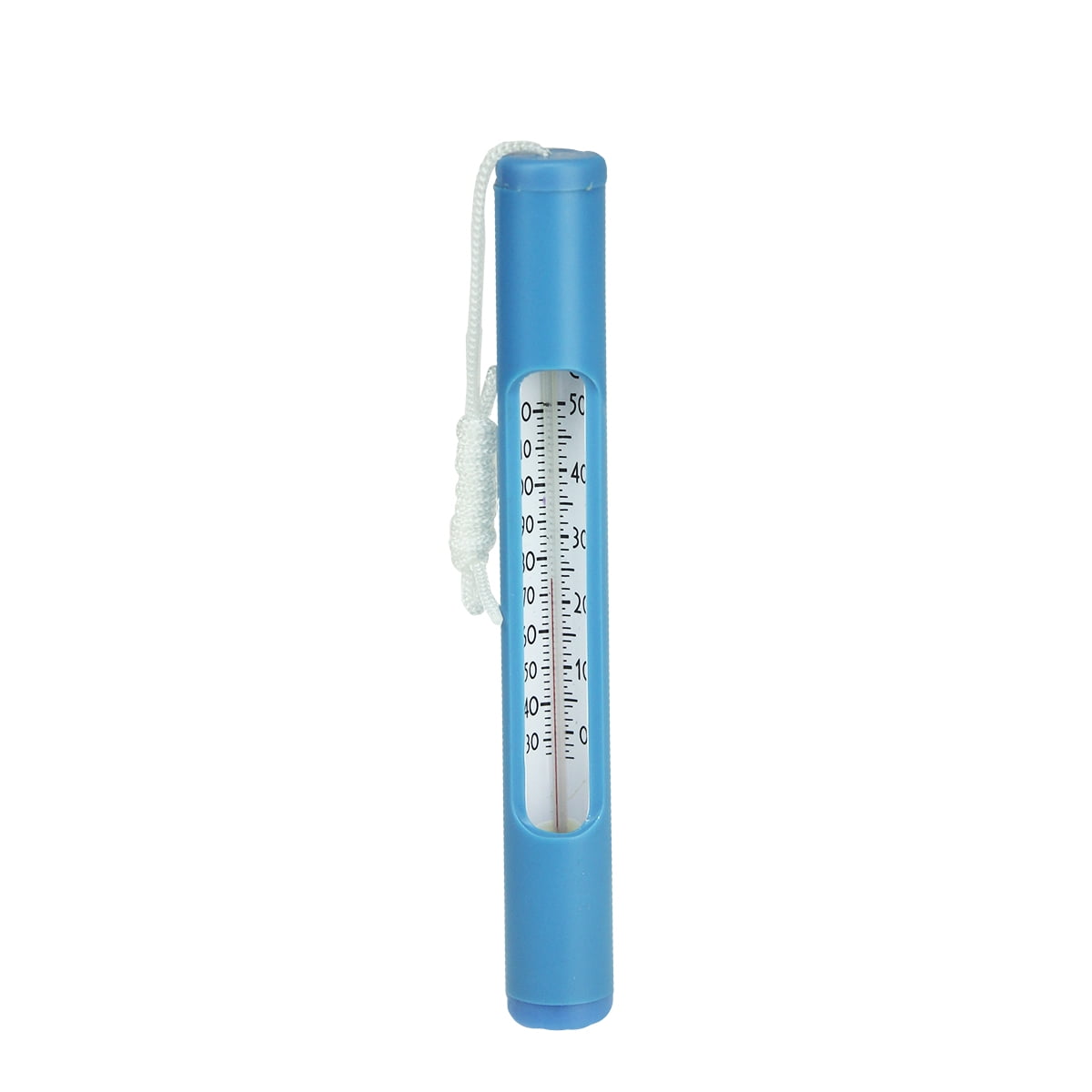 Northlight 6.75" Blue Round Swimming Pool Thermometer with White Cord ...