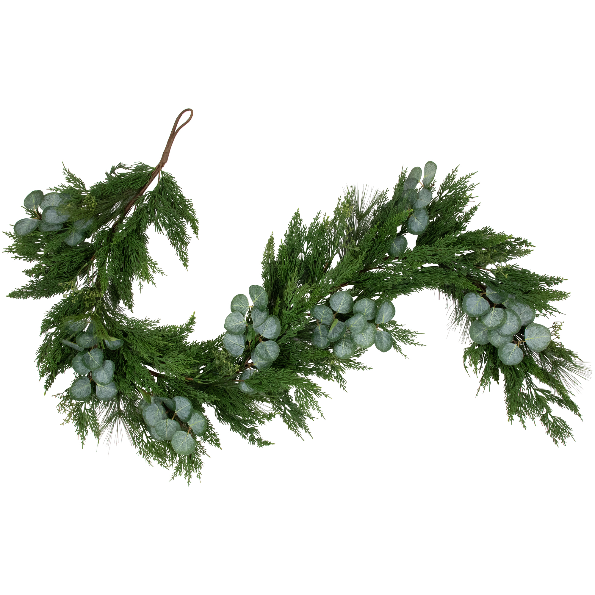 Vickerman 6' Frosted Norway Pine Artificial Christmas Garland, Unlit ...