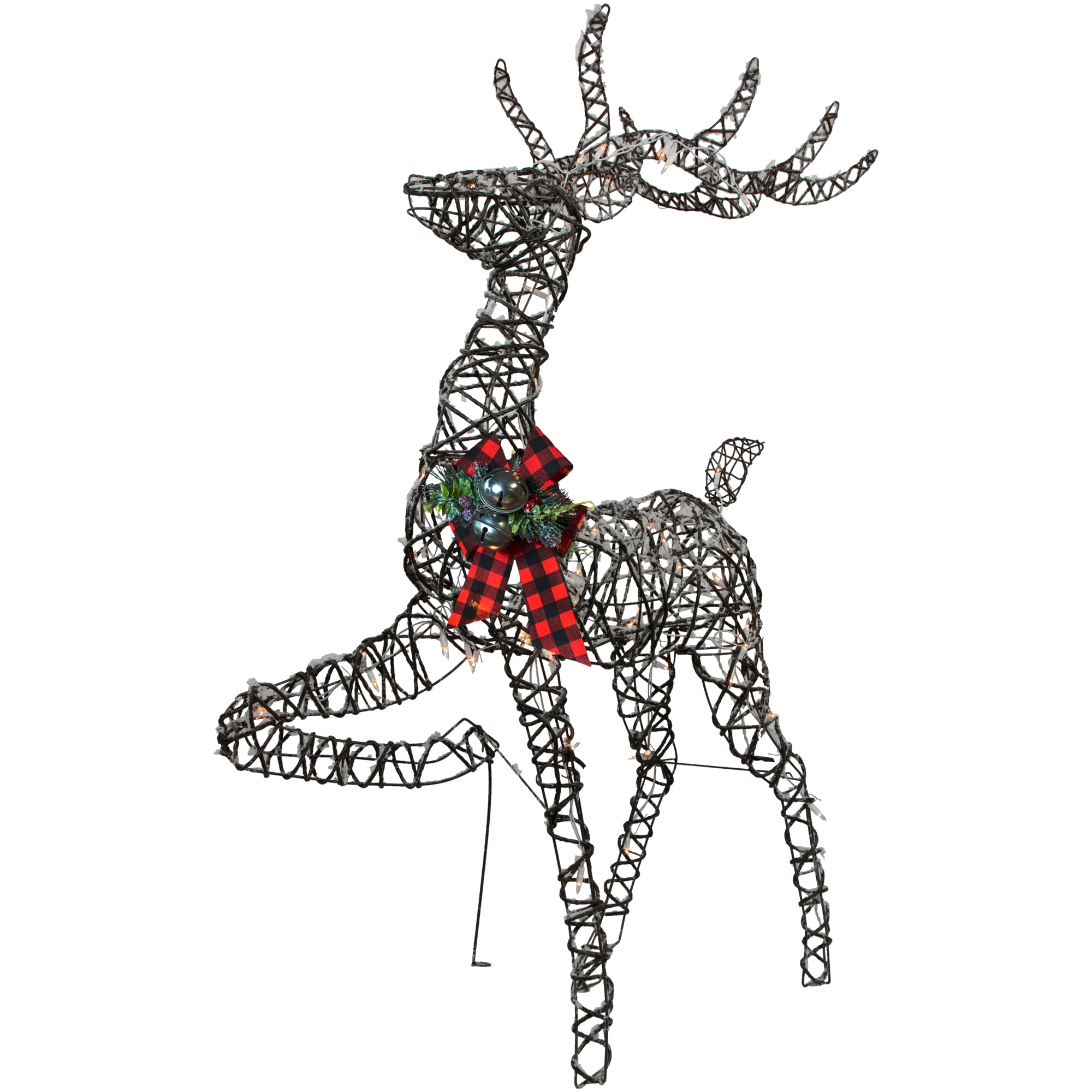Northlight 60.25" Lighted Reindeer Stag Christmas Decoration - Walmart.com