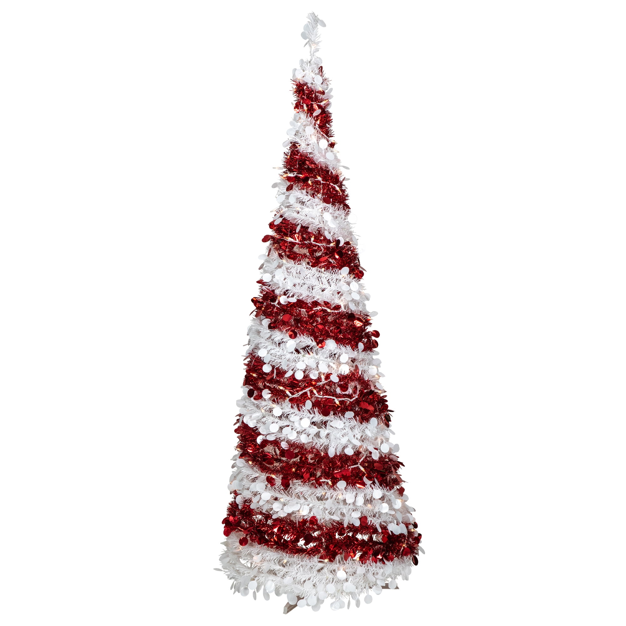 Northlight 6ft Artificial Candy Cane Pre-Lit Christmas Tree - Walmart.com
