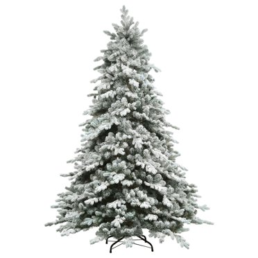 7 ft. Natural Fraser Slim Fir Tree with Clear Lights - Walmart.com
