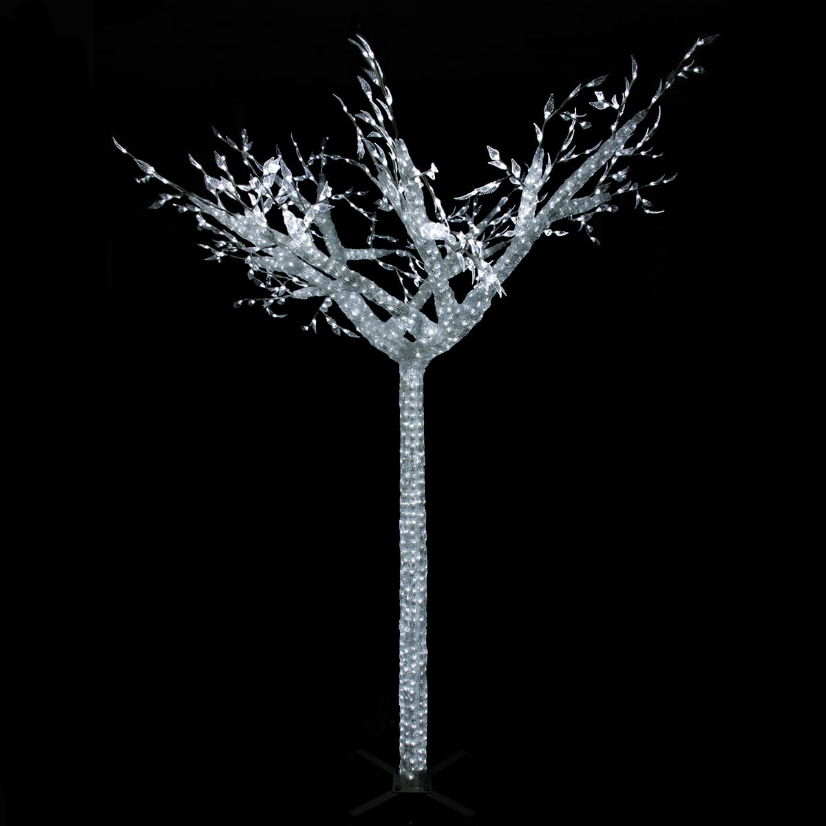 Northlight 7.5' LED Lighted Indoor/Outdoor Commercial Acrylic Ice ...