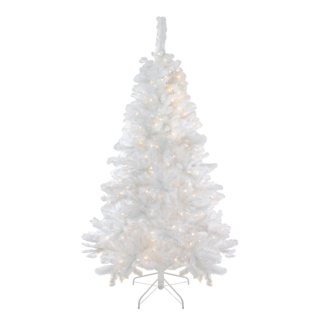 Northlight 7.5' Prelit Artificial Christmas Tree Medium Iridescent Pine ...