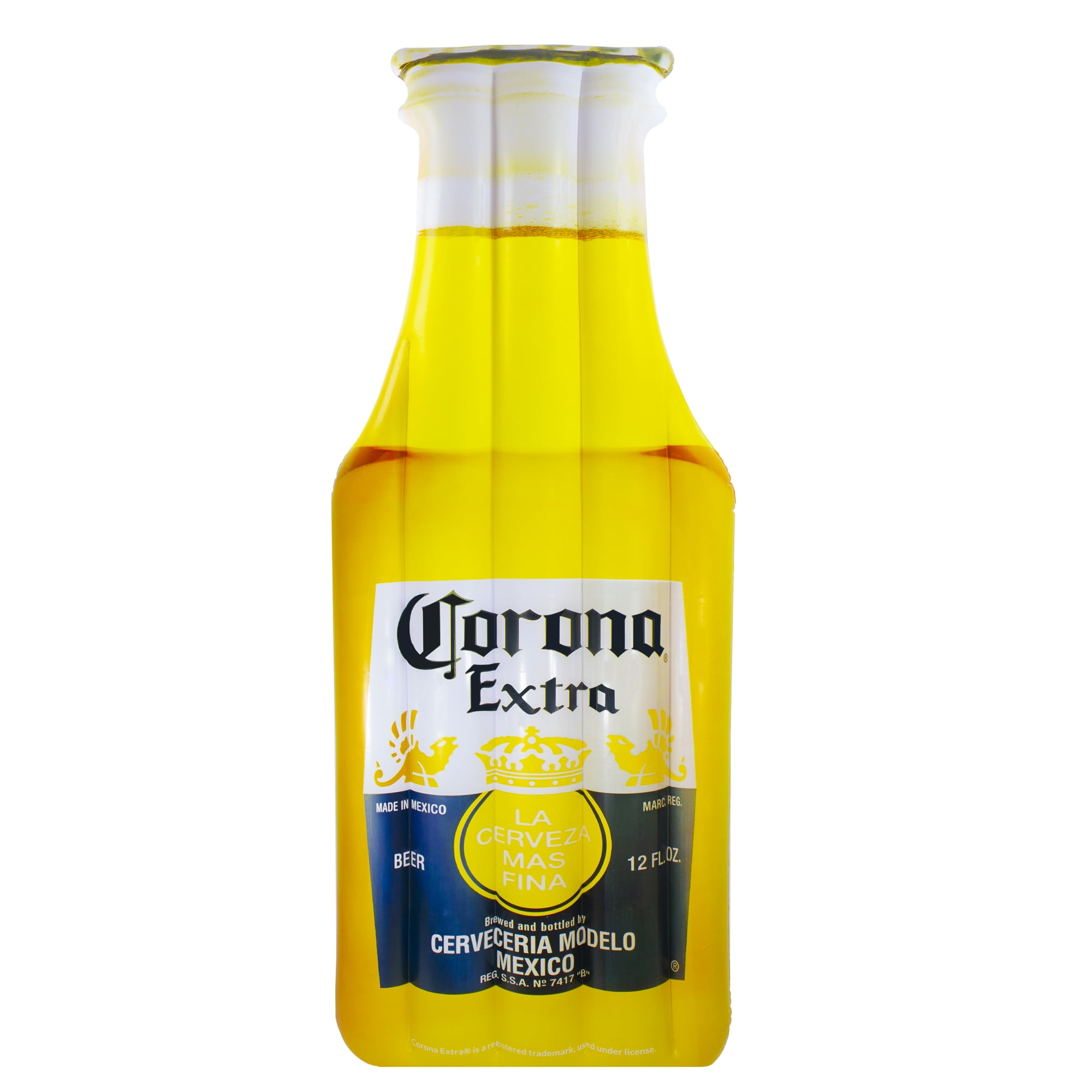 Northlight 86" Corona Yellow and Blue Inflatable Beer Bottle Pool Float ...