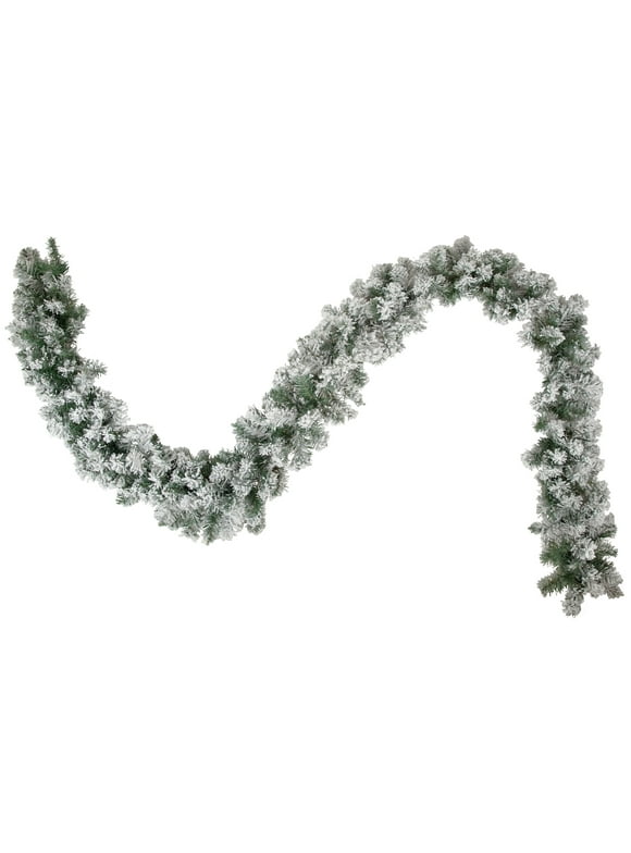 Flocked Christmas Garlands in Christmas Garlands - Walmart.com