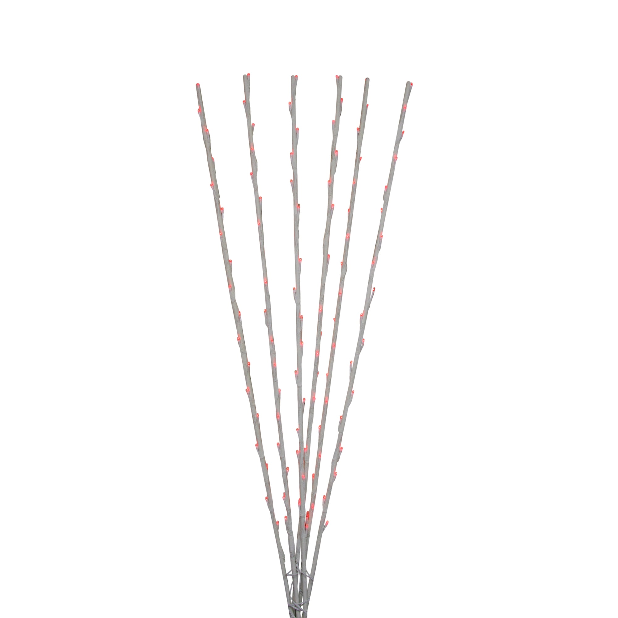 Northlight Branch Spray Christmas Pathway Marker - Red LED Lights - 6 ...