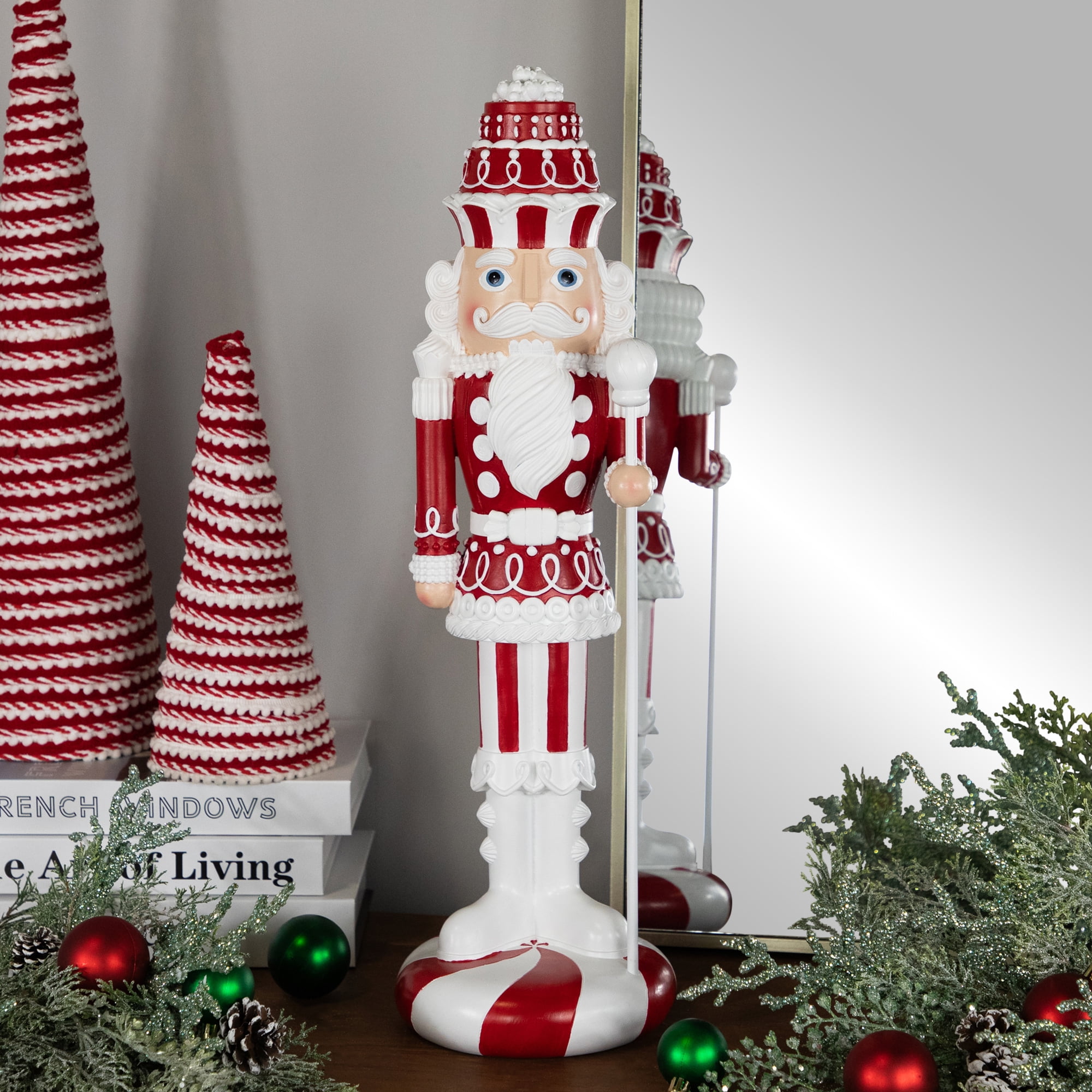 Northlight Christmas Candy Nutcracker King - 21.75" - Red - Walmart.com
