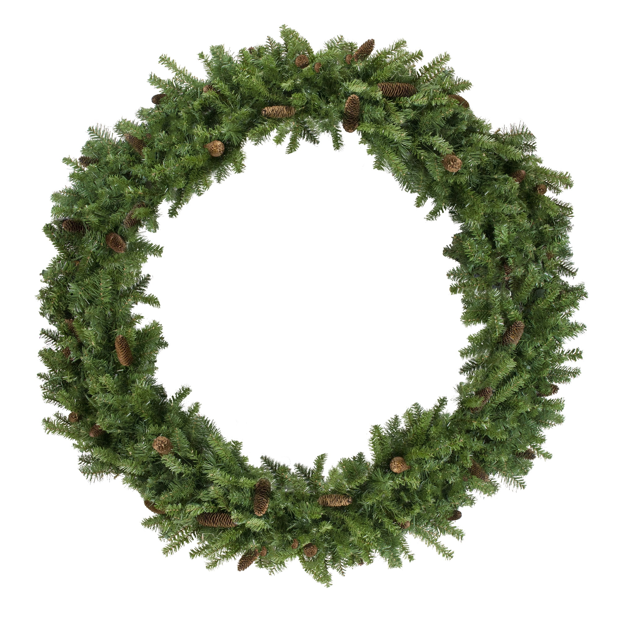 Northlight Large Unlit Dakota Red Pine Xmas Wreath - Indoor/Outdoor, 5 ...