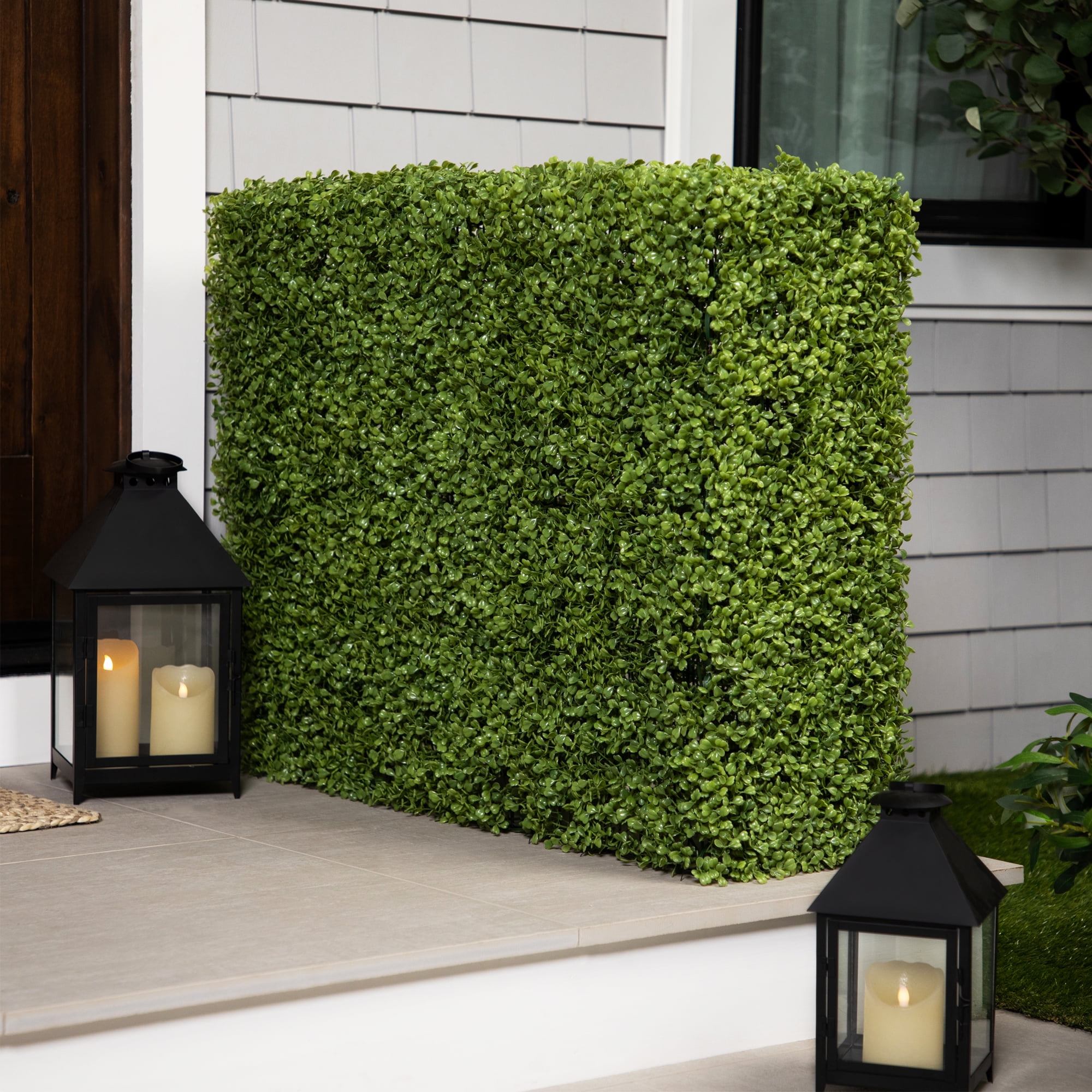 Northlight Double Sided Artificial Boxwood Outdoor Hedge - 38 ...